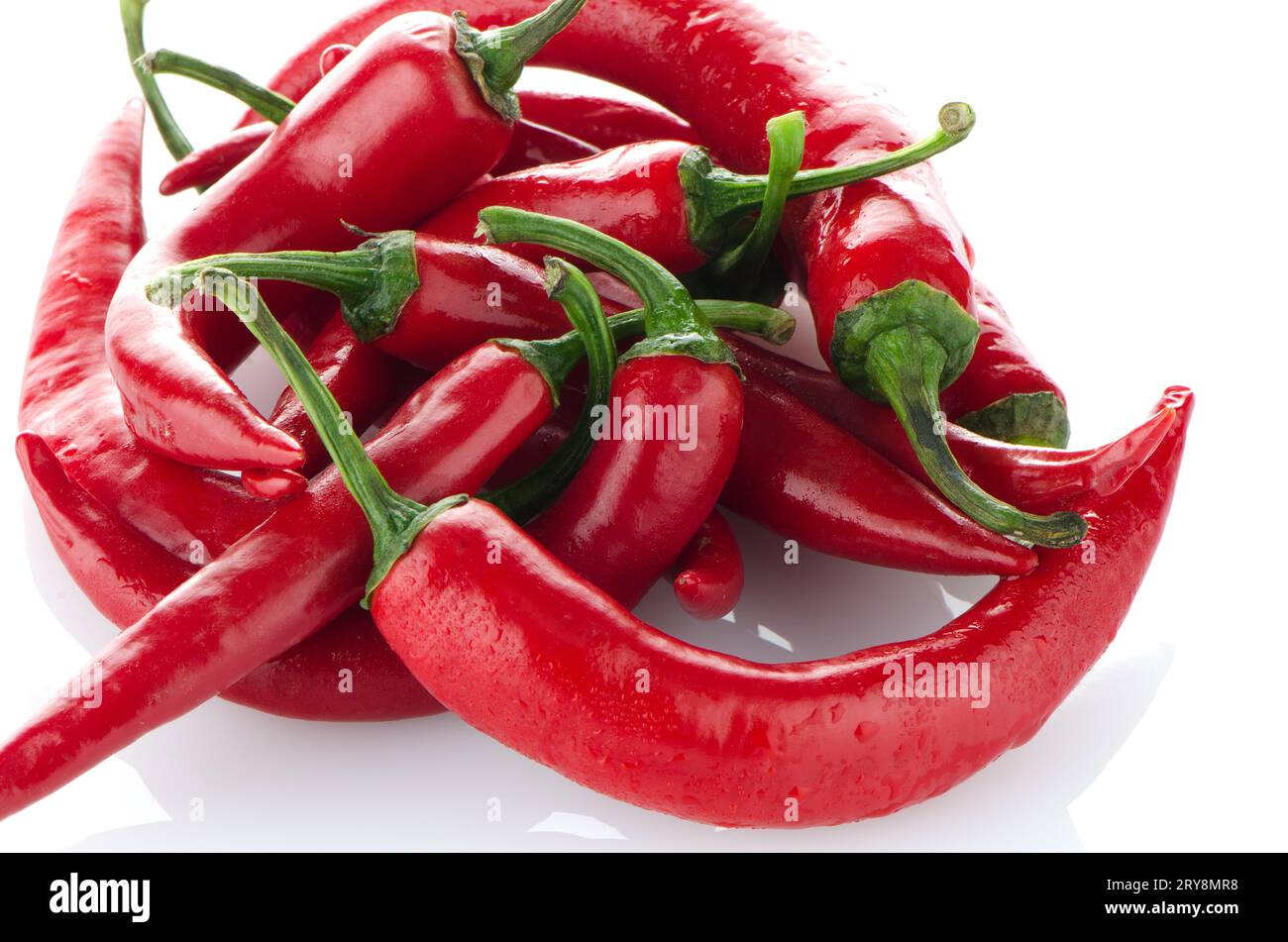 Red hot peppers Stock Photo - Alamy