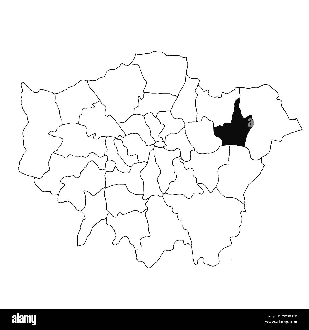 Dagenham map hi-res stock photography and images - Alamy