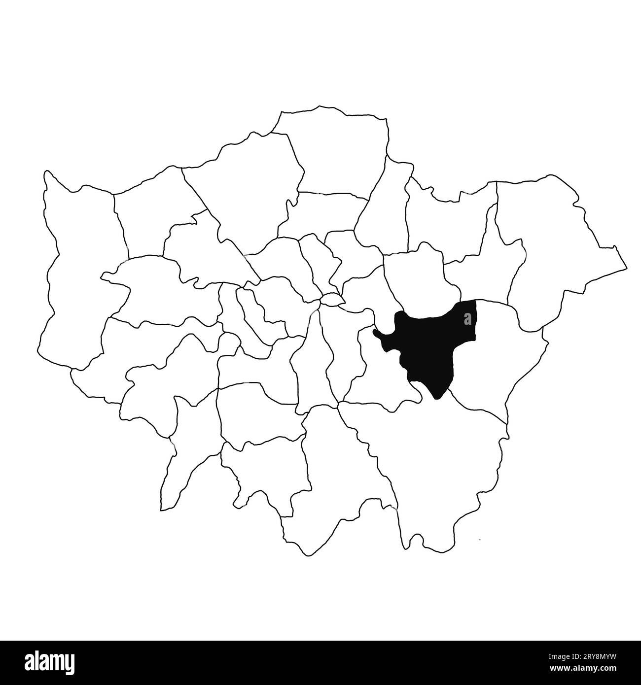 Map of greenwich hi-res stock photography and images - Alamy