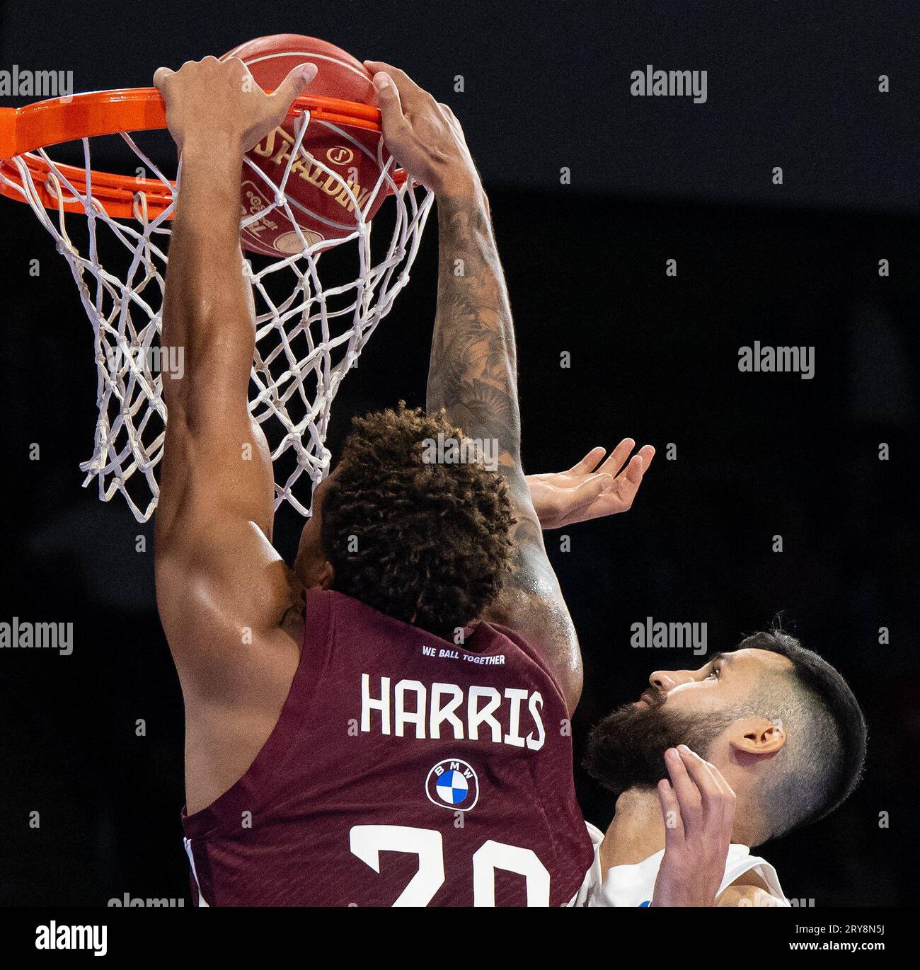 Munich, Germany. 29th Sep, 2023. Basketball: Bundesliga, FC Bayern ...