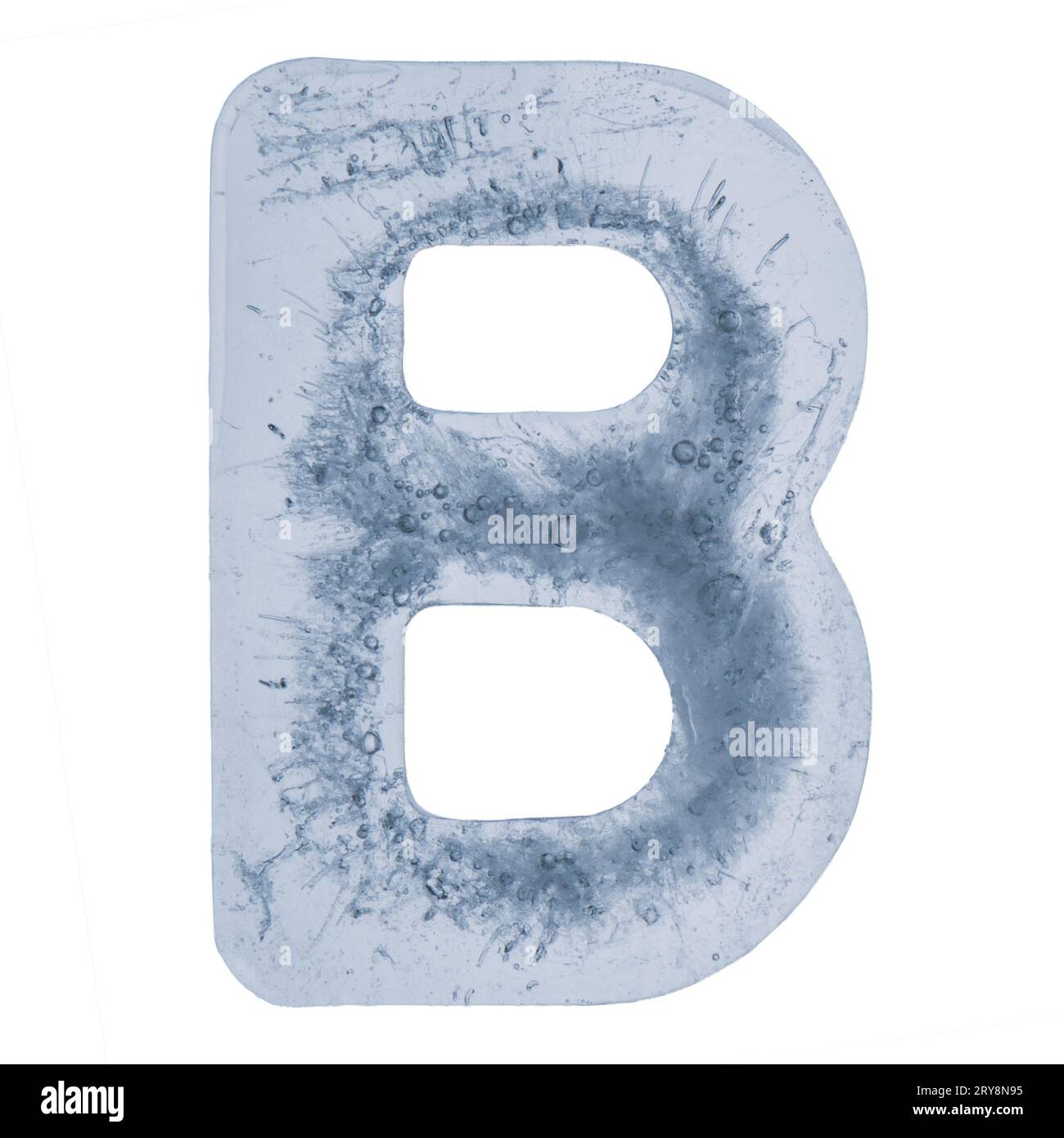 Letter b isolated blue hi-res stock photography and images - Alamy