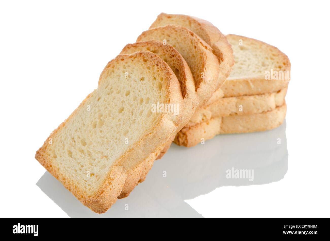 Golden brown toast Stock Photo - Alamy