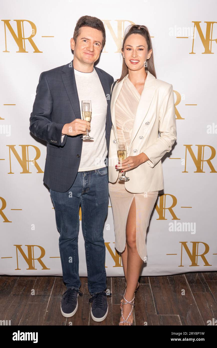 Mike Kanevsky and Amanda Kanevsky attends Speakeasy Restaurant The ...