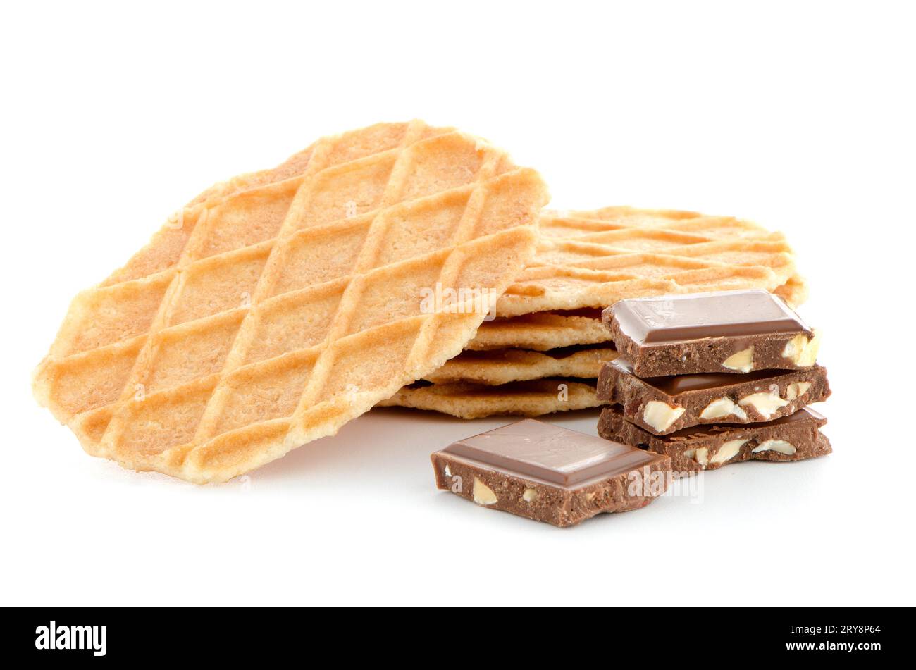 Three chocolate wafer hi-res stock photography and images - Alamy