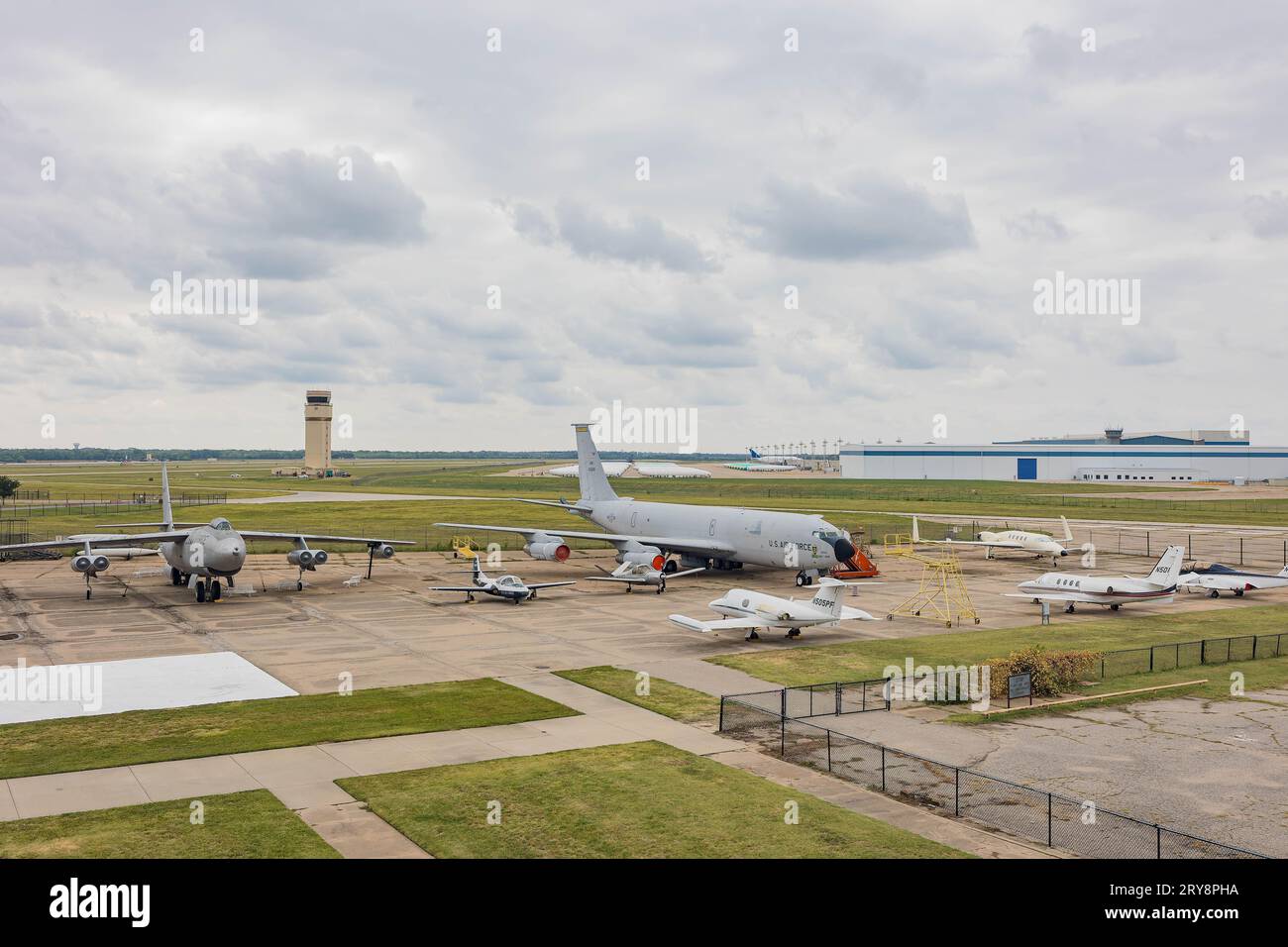 Kansas, SEP 16 2023 - Old US Air Force plane, the Boeing KC-135 ...