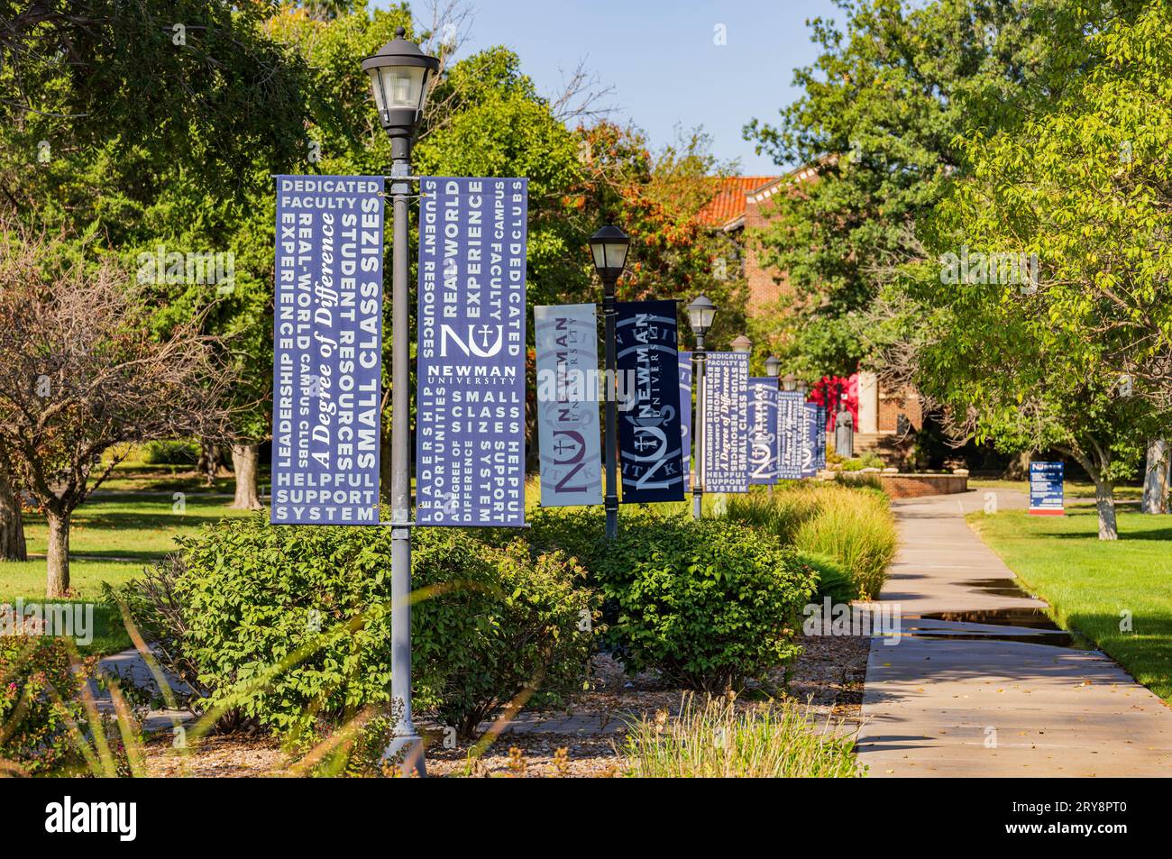 Kansas university flag hi-res stock photography and images - Alamy