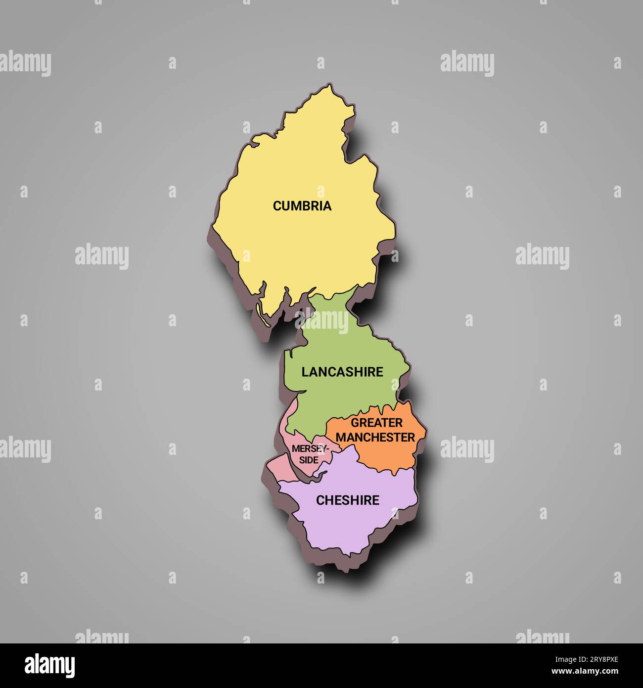 Map center hi-res stock photography and images - Alamy