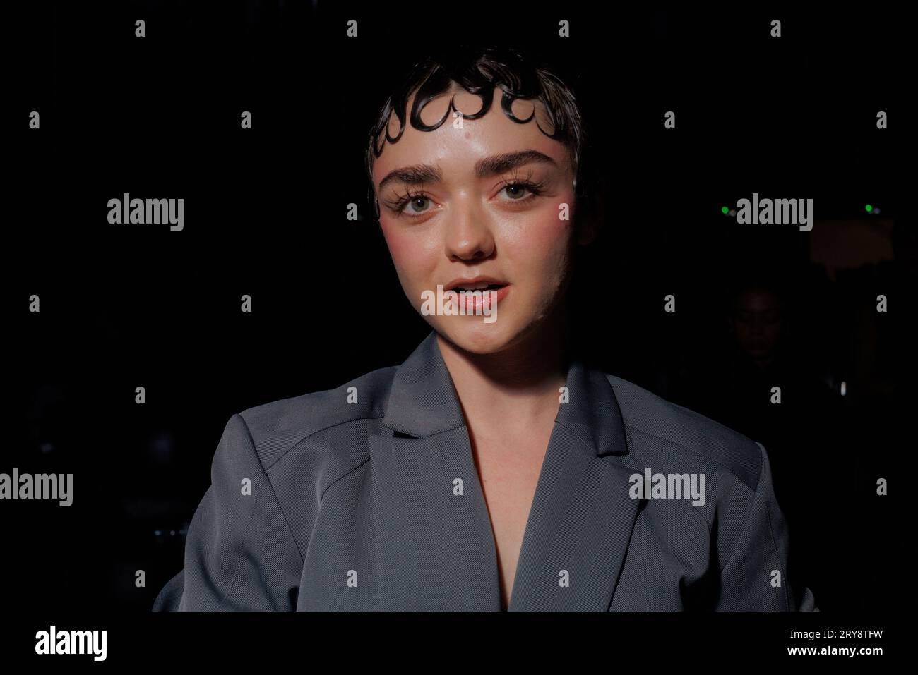 Maisie Williams attends the Coperni Spring/Summer 2024 womenswear ...