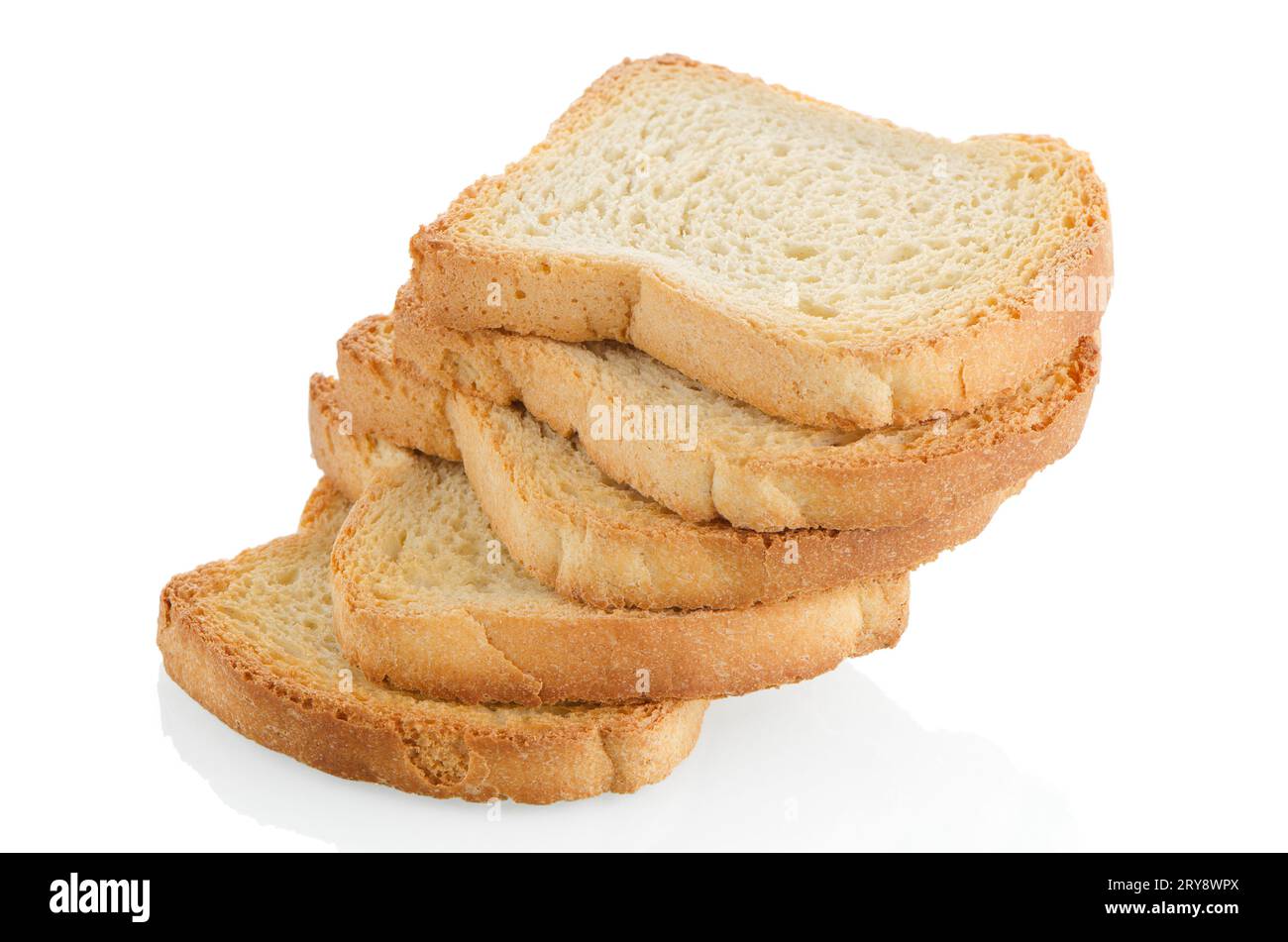 Pile toasted bread slices hi-res stock photography and images - Alamy