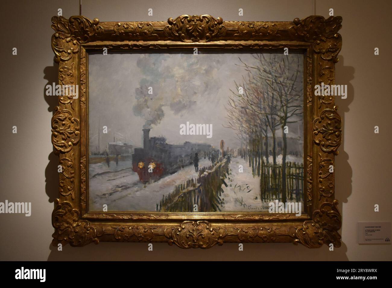 Claude Monet. The Train in the Snow or The Locomotive. 1875. Marmottan ...