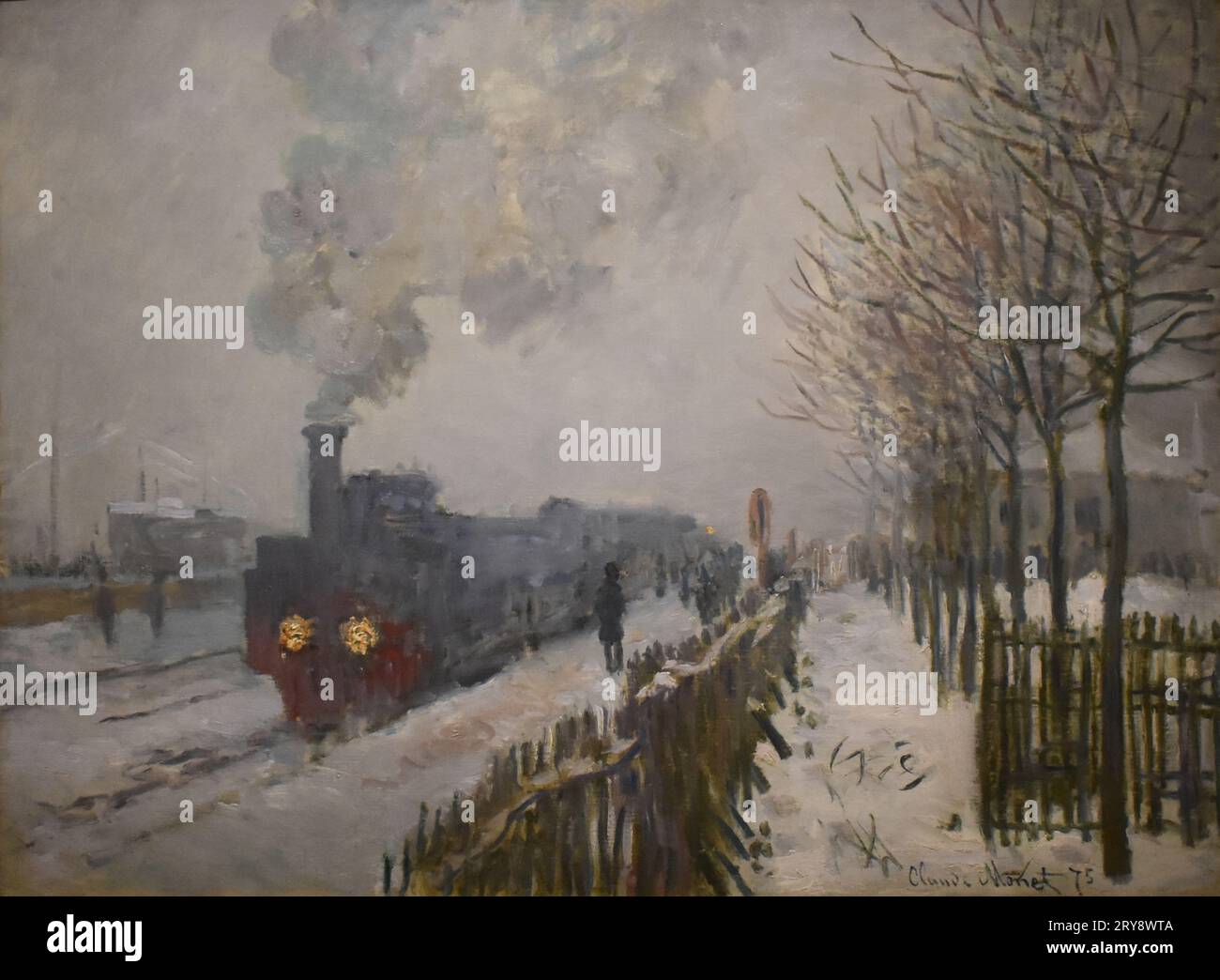 Claude Monet. The Train in the Snow or The Locomotive. 1875. Marmottan ...