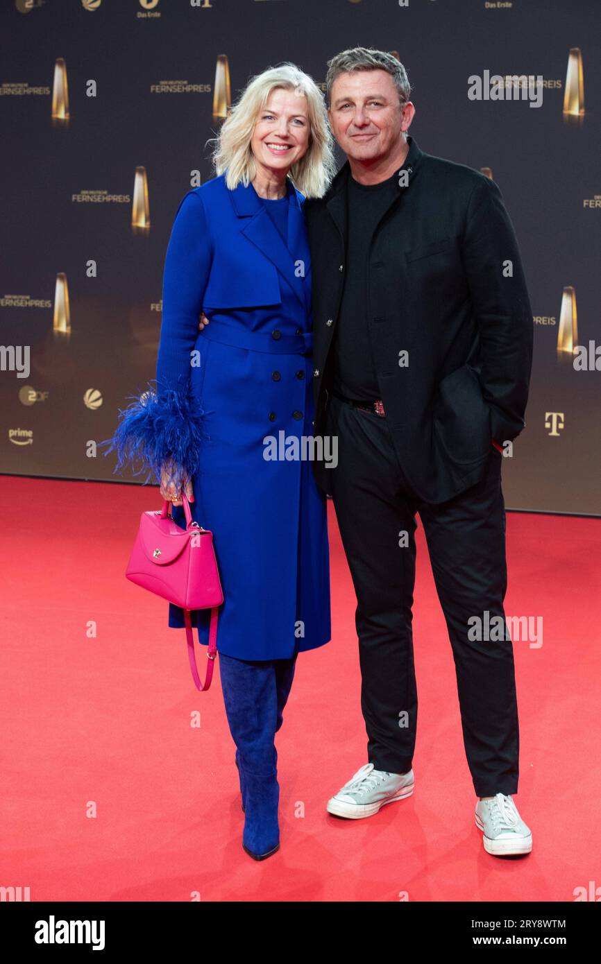 Hans SIGL, Schauspieler, und Ehefrau Susanne SIGL, Saengerin, Roter ...