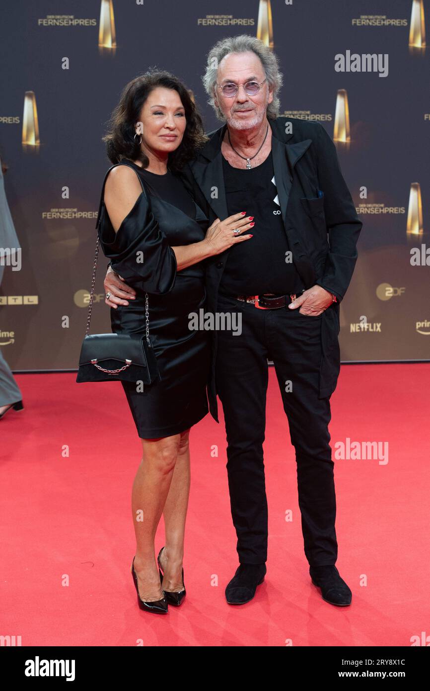 Hugo Egon BALDER, Moderator, mit Ehefrau Elena, Roter Teppich, Red ...