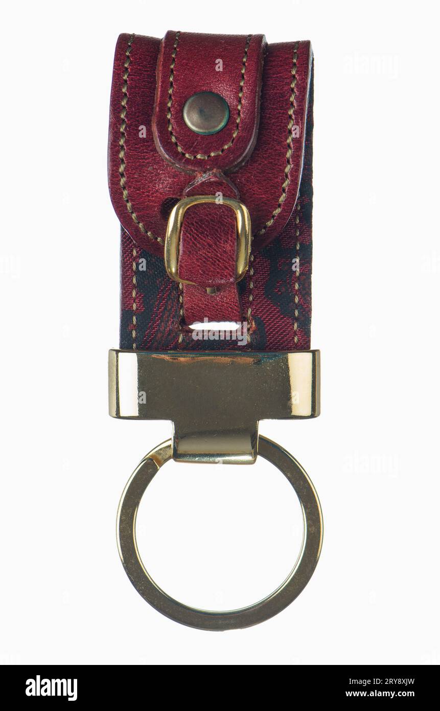 Leather key chain Stock Photo - Alamy