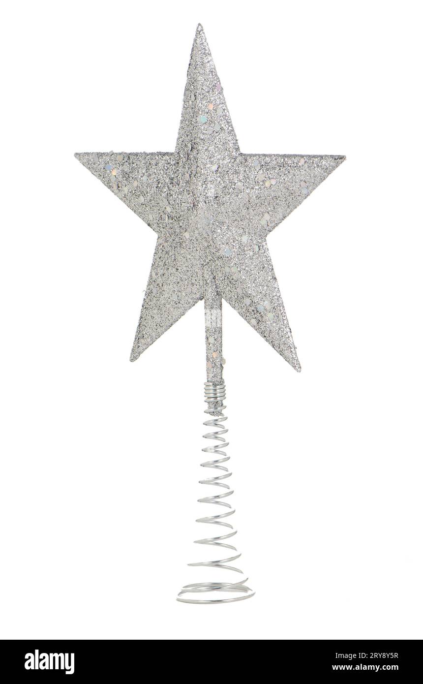 Silver glitter shiny star hi-res stock photography and images - Alamy