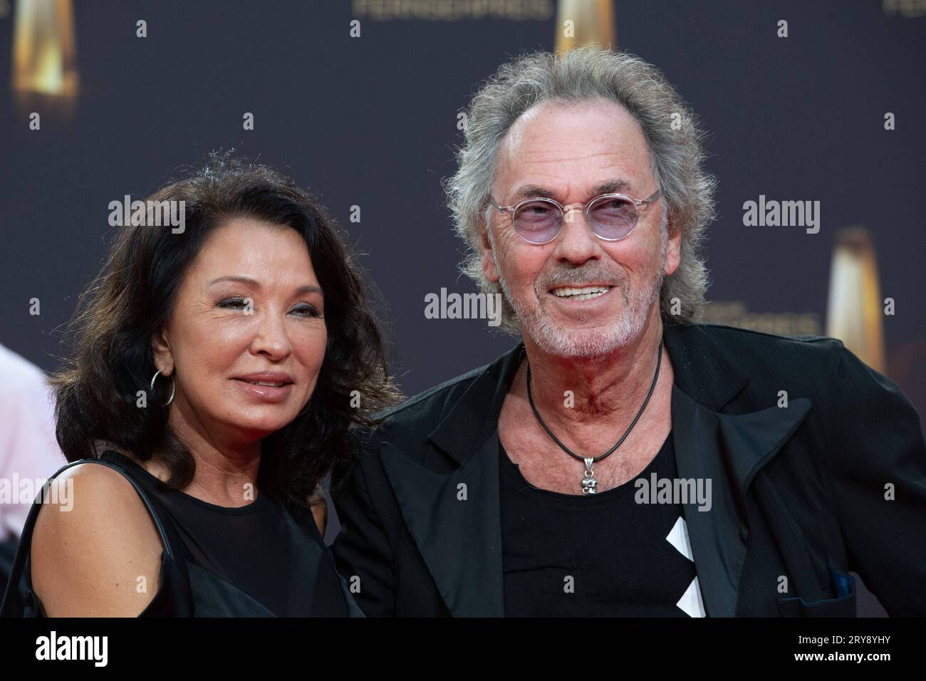 Hugo Egon BALDER, Moderator, mit Ehefrau Elena, Roter Teppich, Red ...