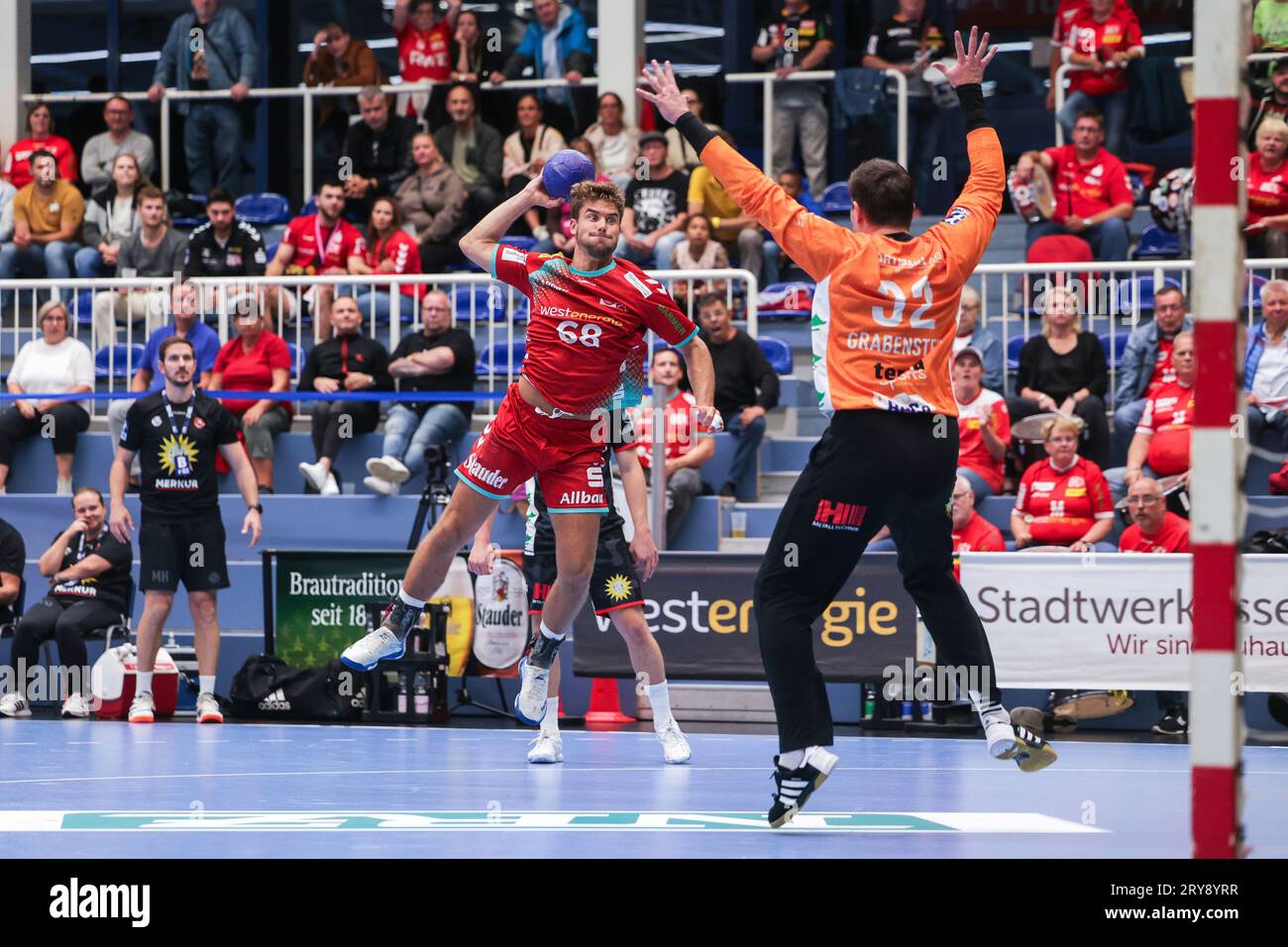 Essen, Deutschland. 29th Sep, 2023. 29.09.2023, Handball, Saison 2023/ ...