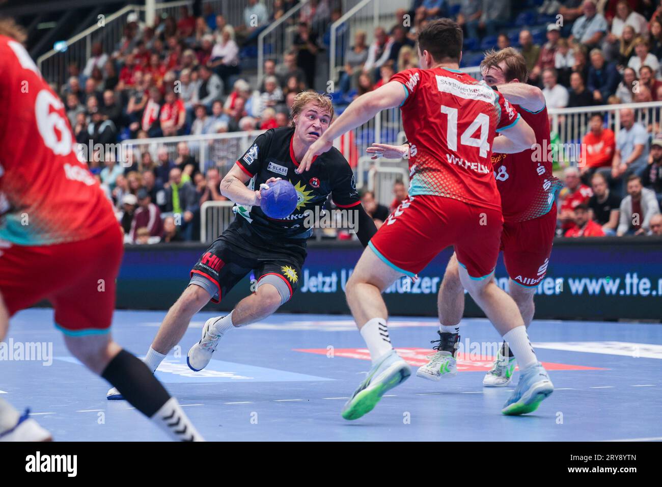 Essen, Deutschland. 29th Sep, 2023. 29.09.2023, Handball, Saison 2023/ ...