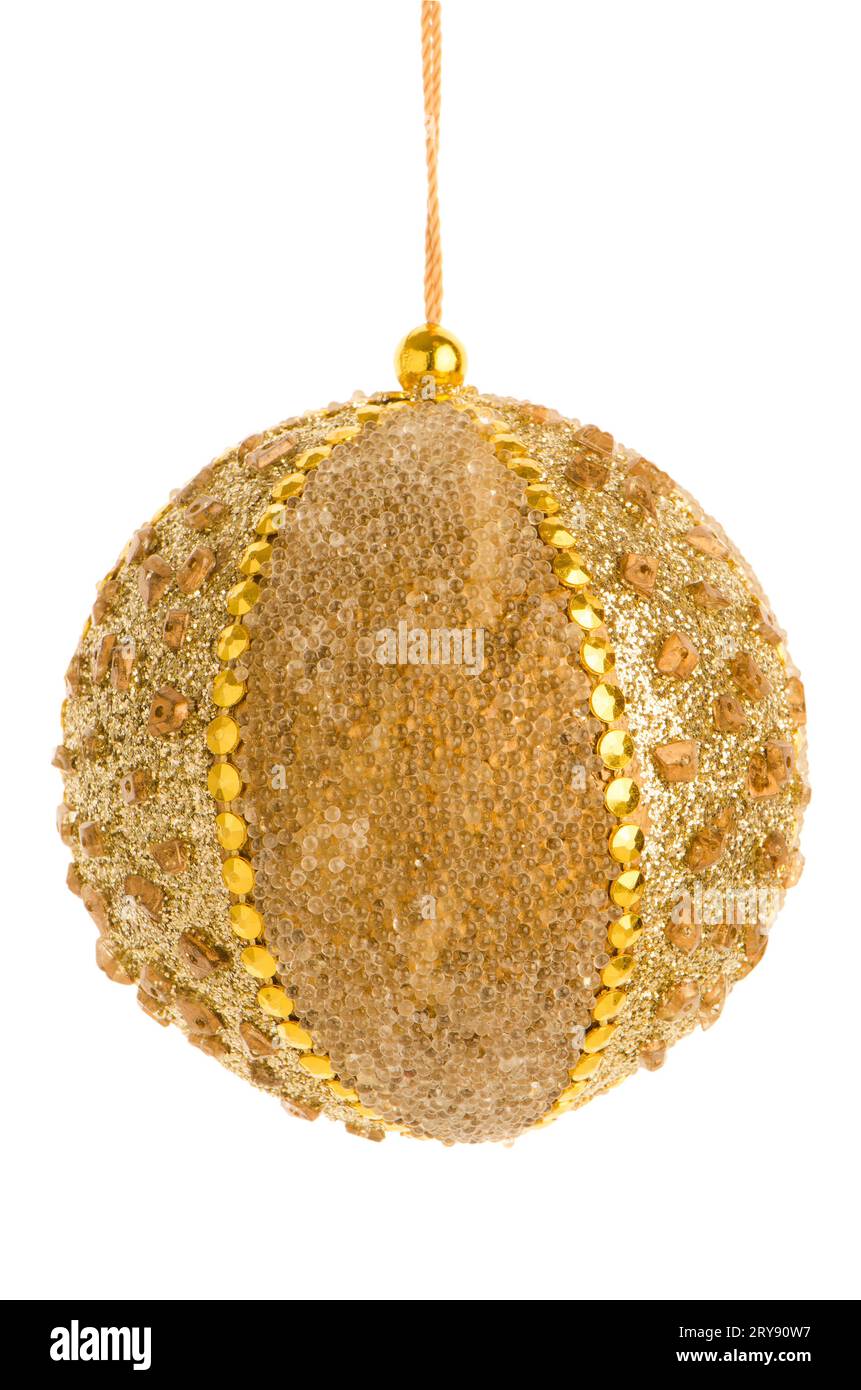 Christmas ball isolated Stock Photo - Alamy