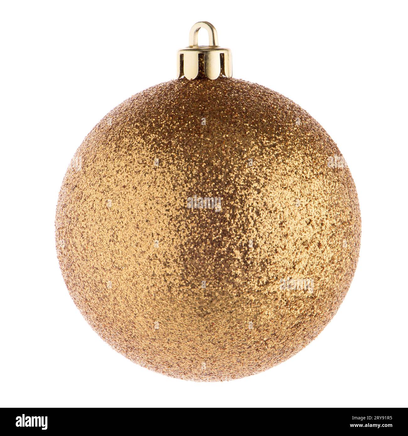 Christmas golden ball bow Cut Out Stock Images & Pictures - Alamy