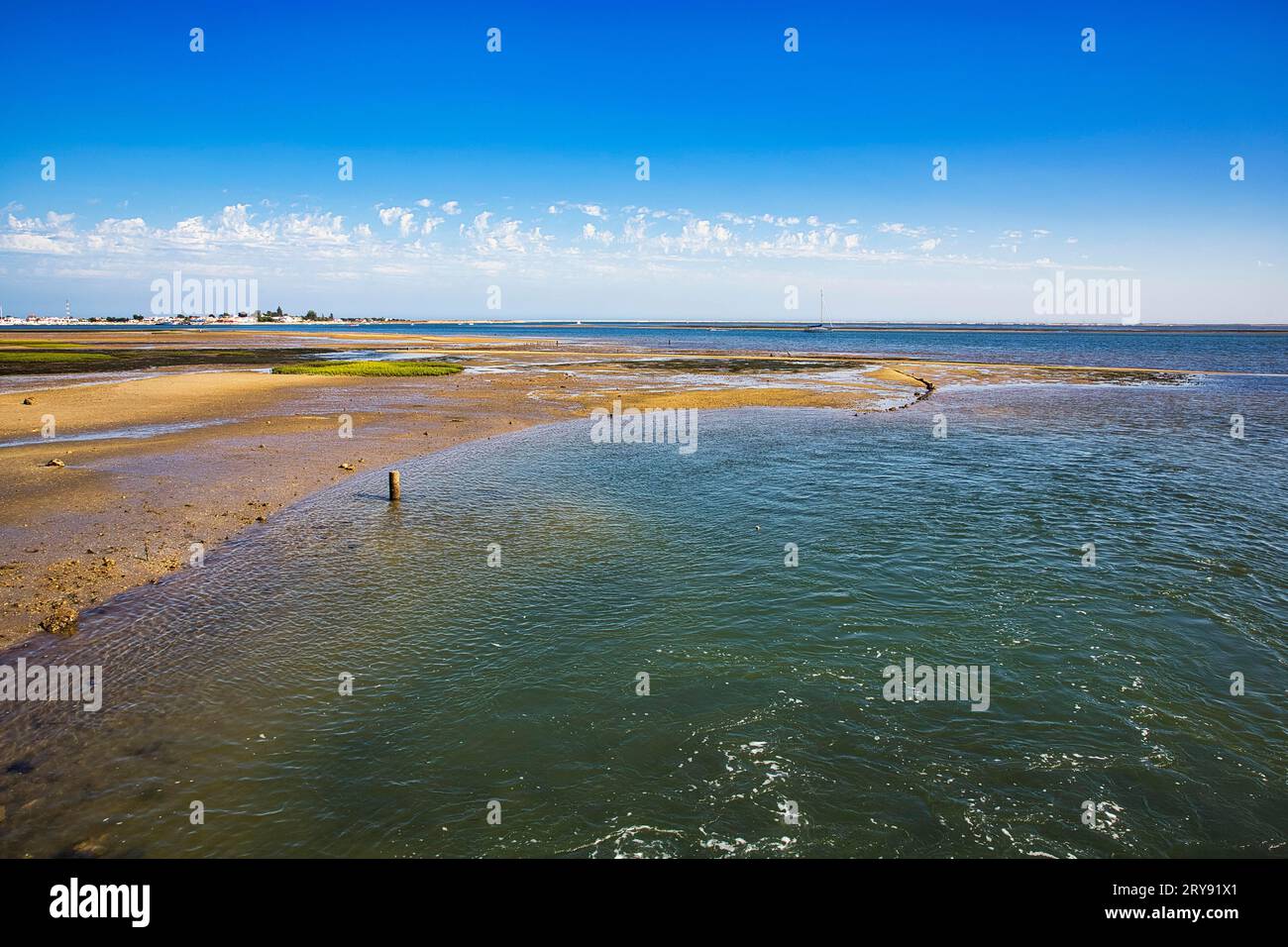 Ria Formosa nature park Park, Olhao, Olhao, Algarve, Portugal Stock ...