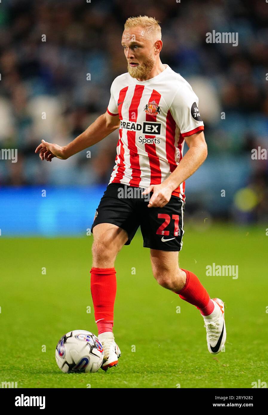 Sunderland's Alex Pritchard in action during the Sky Bet Championship ...