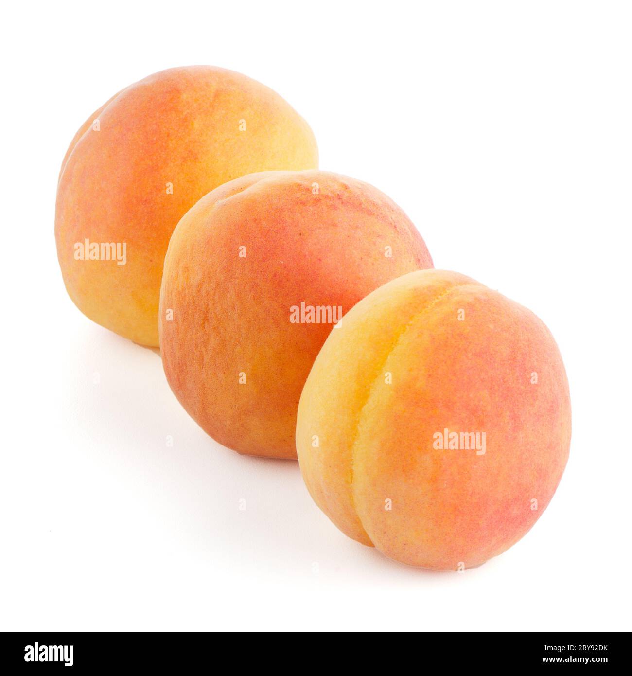Three sweet peaches Stock Photo - Alamy
