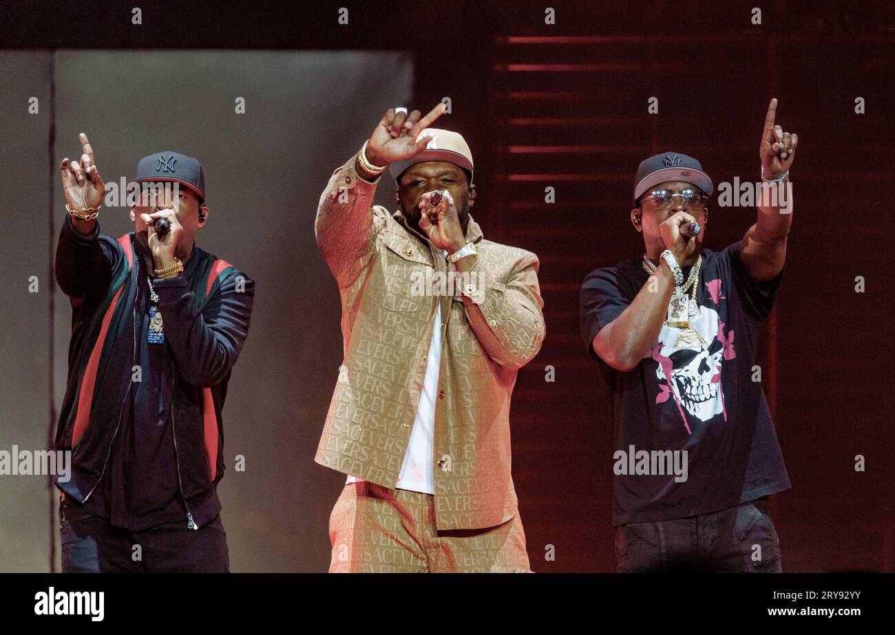 Hamburg, Germany. 29th Sep, 2023. Rapper Curtis "50 Cent" Jackson (M ...