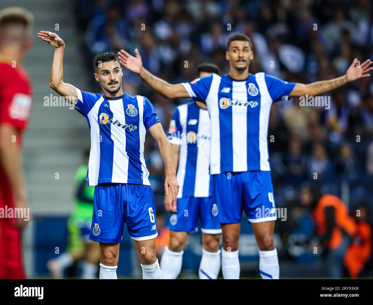 David Carmo and Stephen Eustaquio , FC Porto players in action during ...