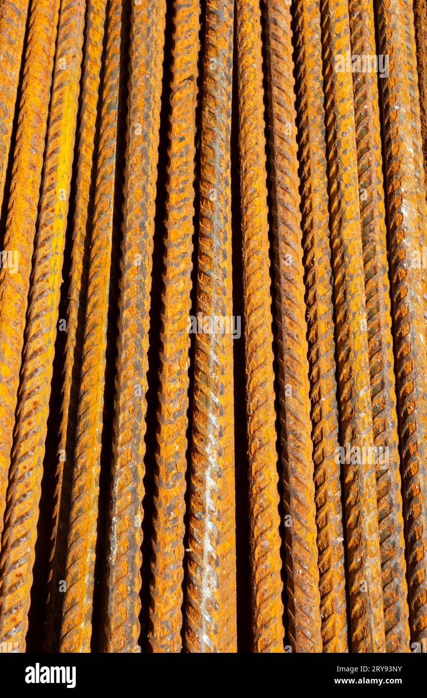 Iron bars, structural steel, iron, metal, structure, construction ...