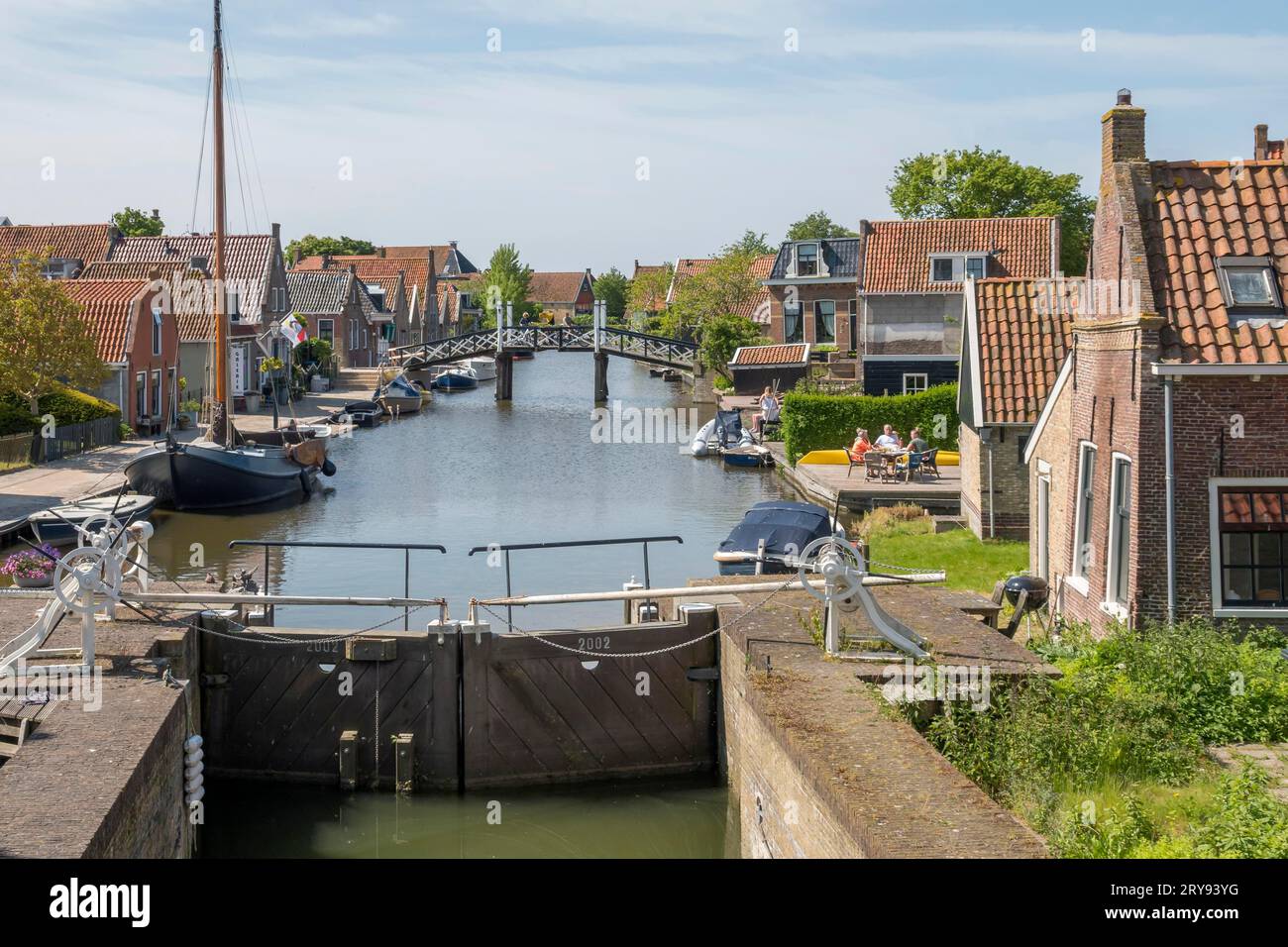 Hindeloopen, Ijsselmeer, Friesland, Netherlands Stock Photo - Alamy