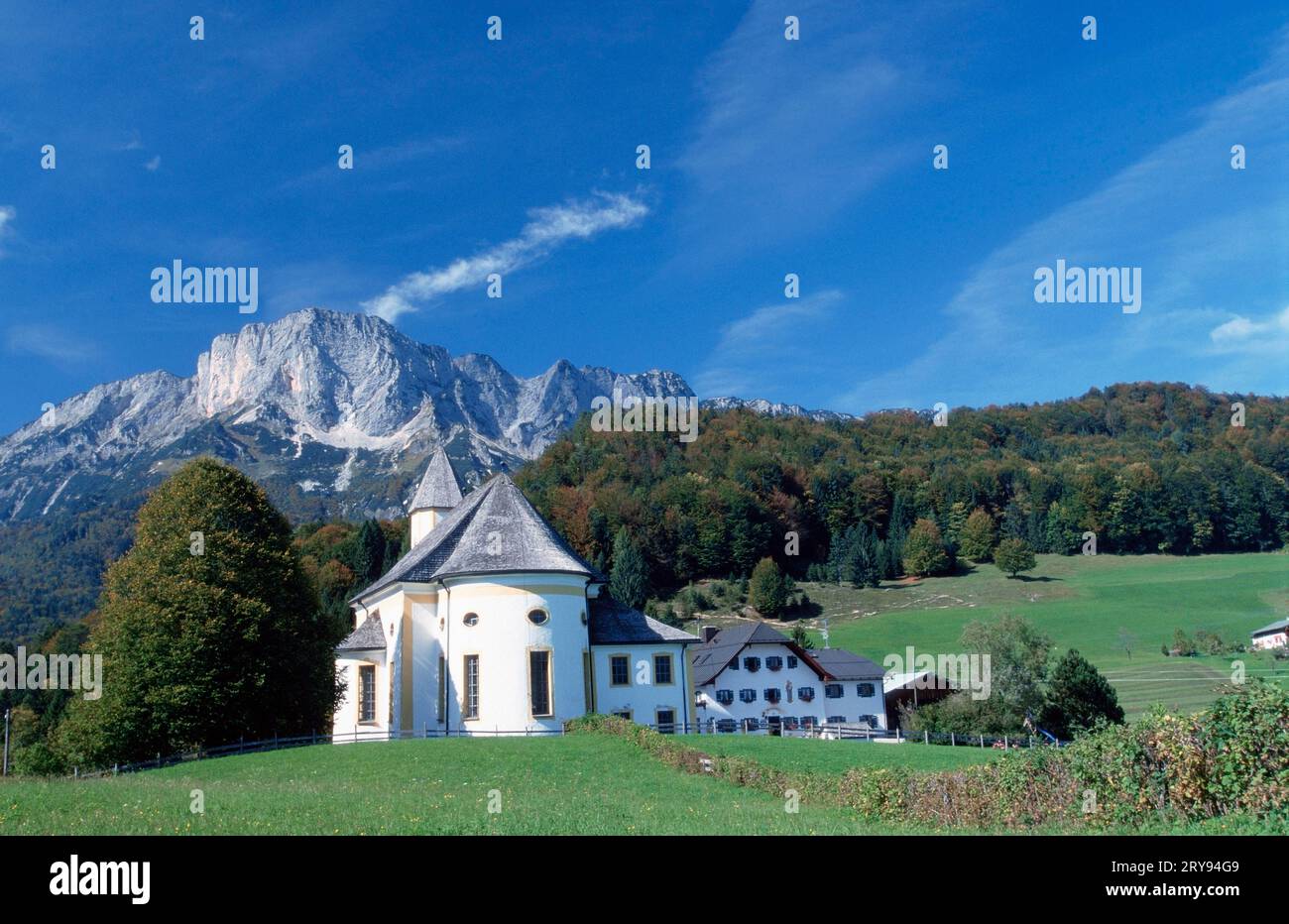 Late Baroque pilgrimage church of the Visitation of the Virgin Mary, on ...