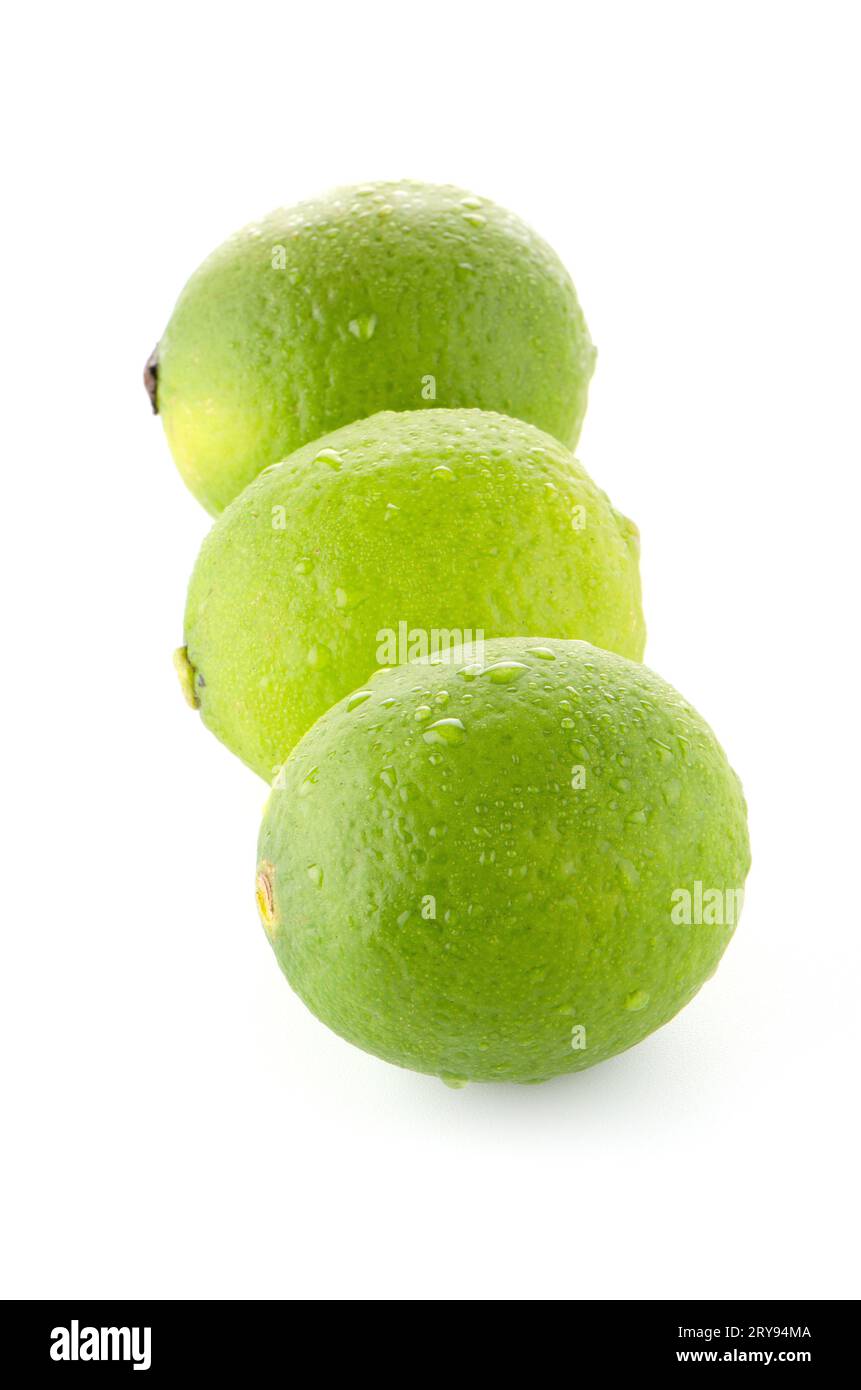 Limes slice hi-res stock photography and images - Alamy