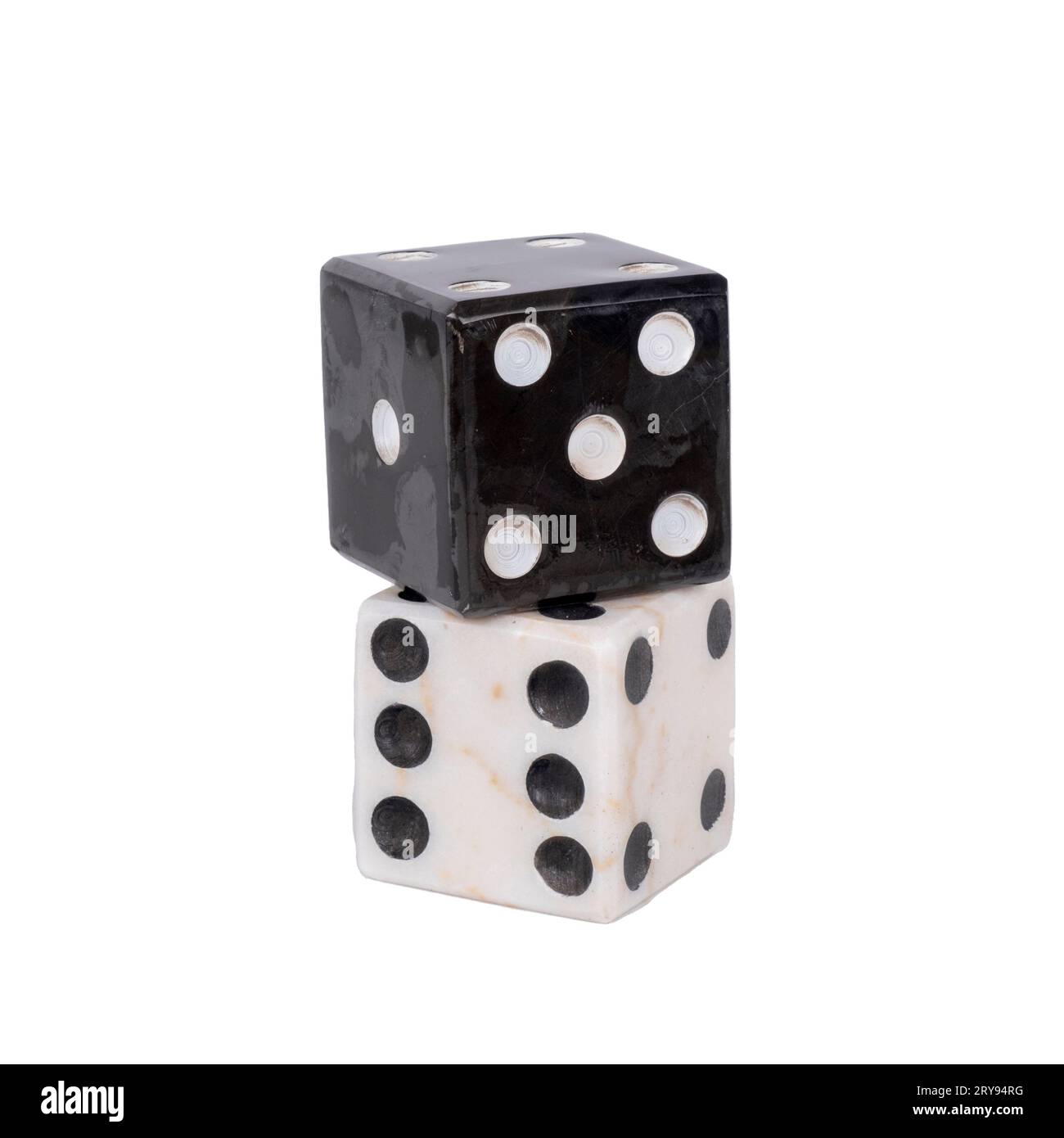 marble dices isolated on white luxury decorative objects Stock Photo ...