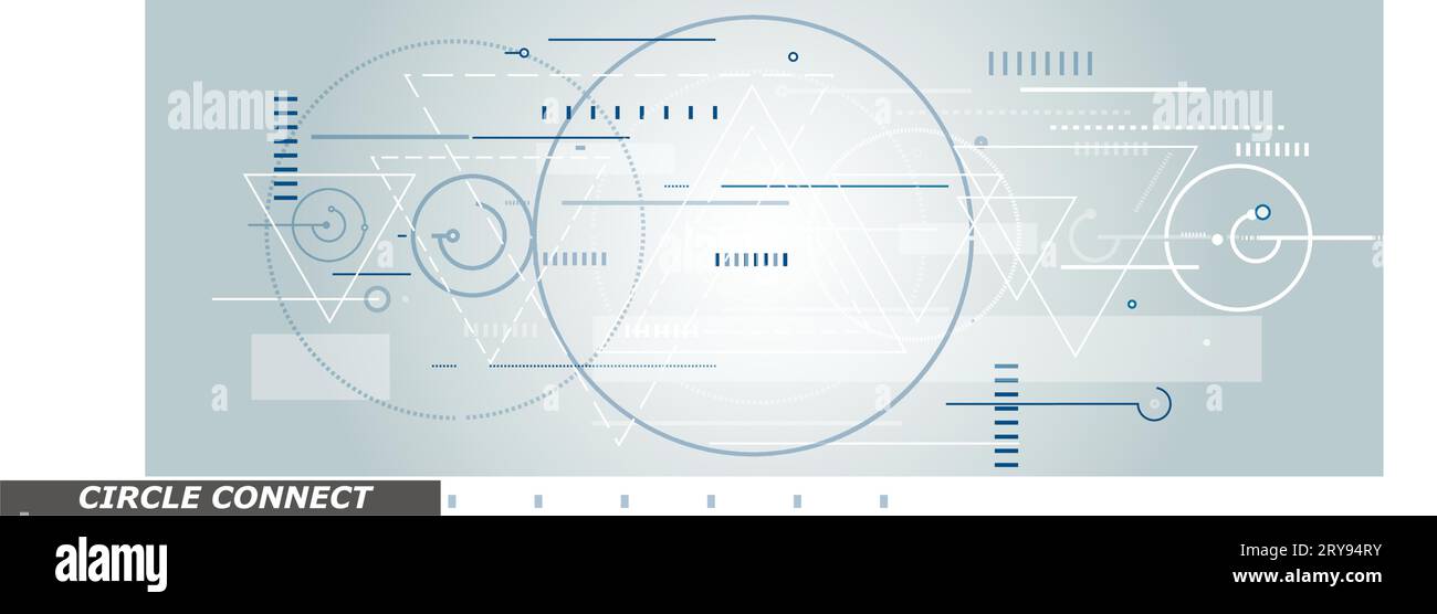 Abstract banner background with triangles and lines. Technology connect vector design. Dynamic ...