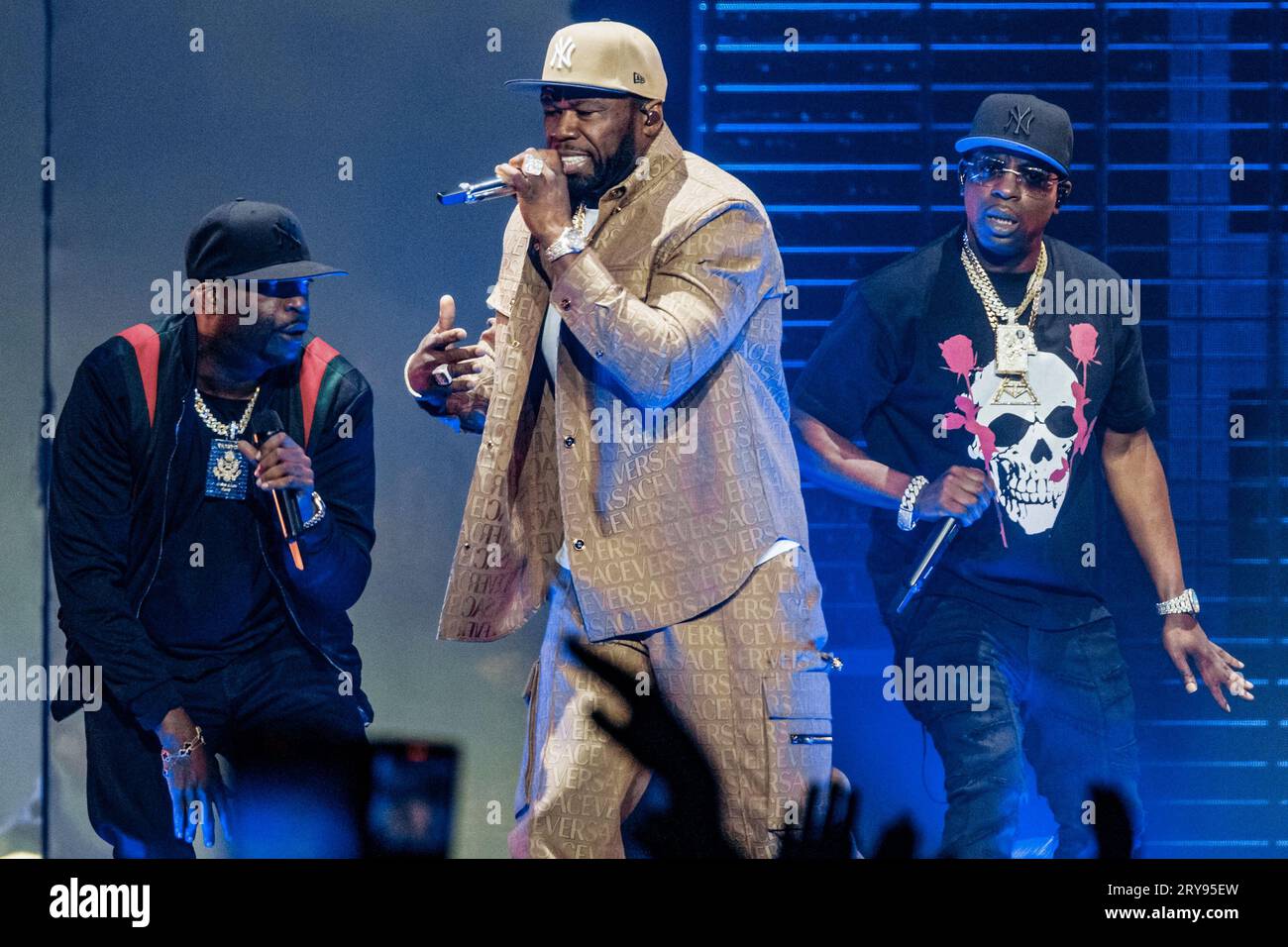 Hamburg, Germany. 29th Sep, 2023. Rapper Curtis "50 Cent" Jackson (M ...