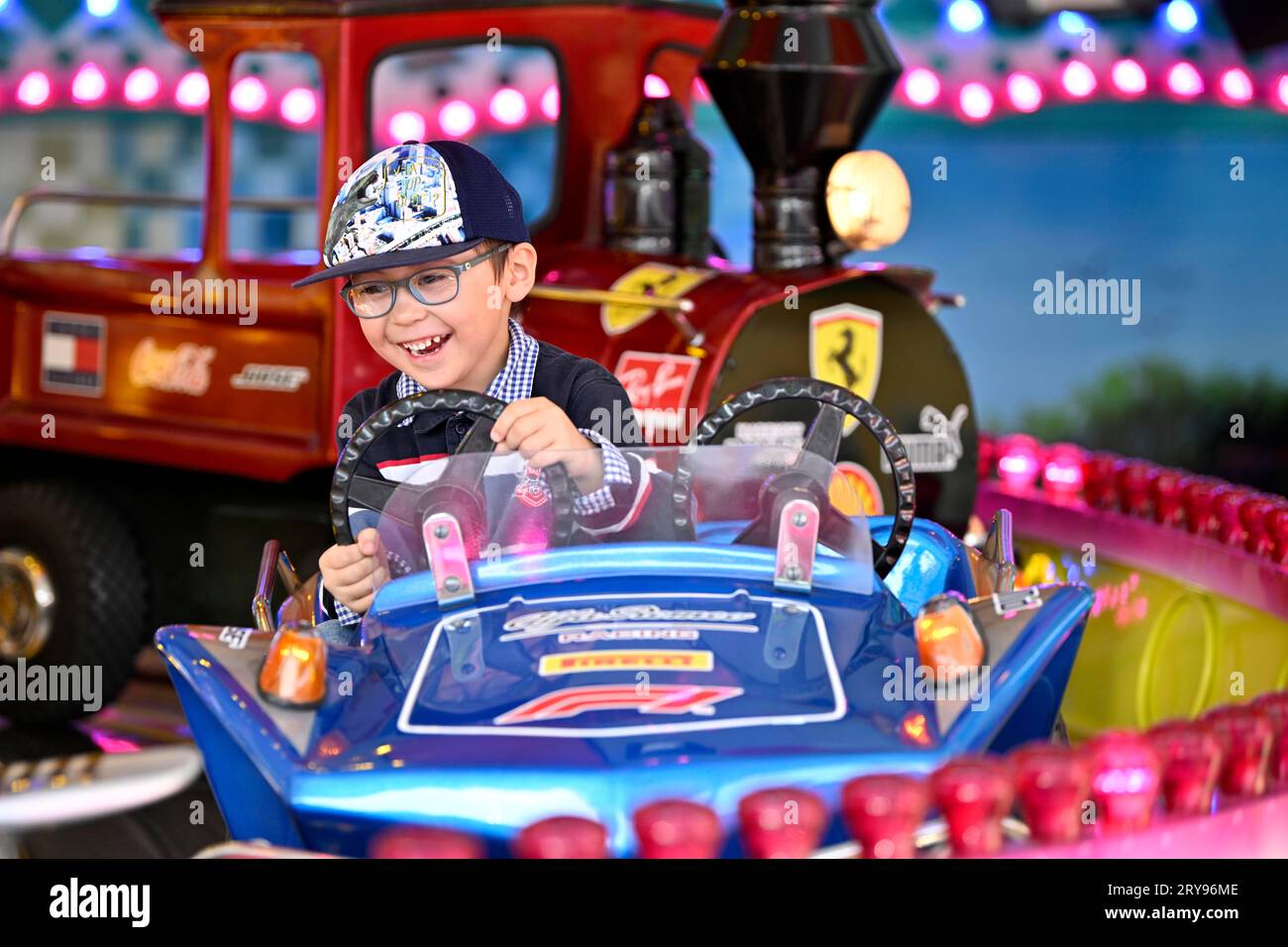 Car carousel hi-res stock photography and images - Alamy