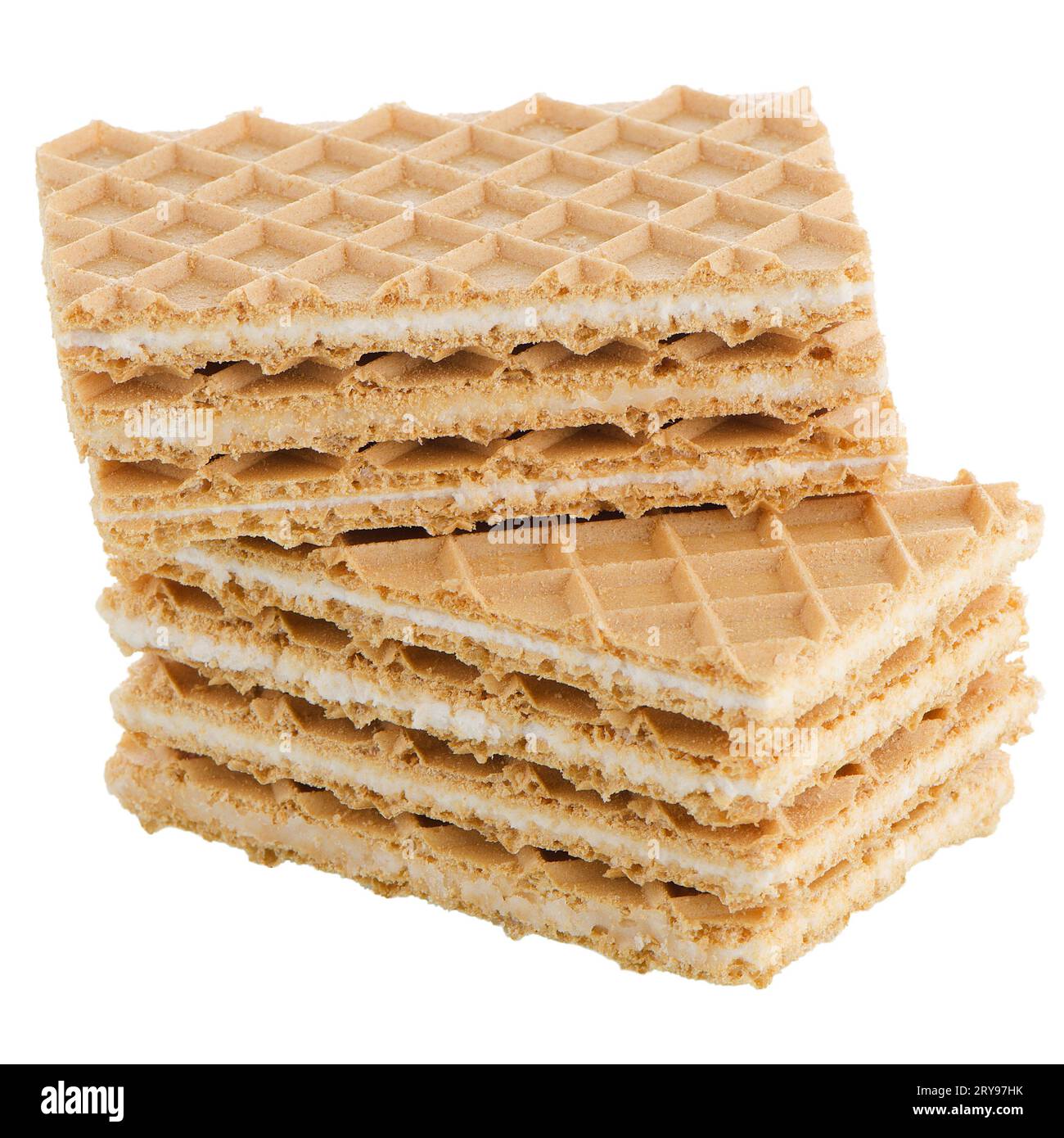 Closeup wafers Cut Out Stock Images & Pictures - Alamy