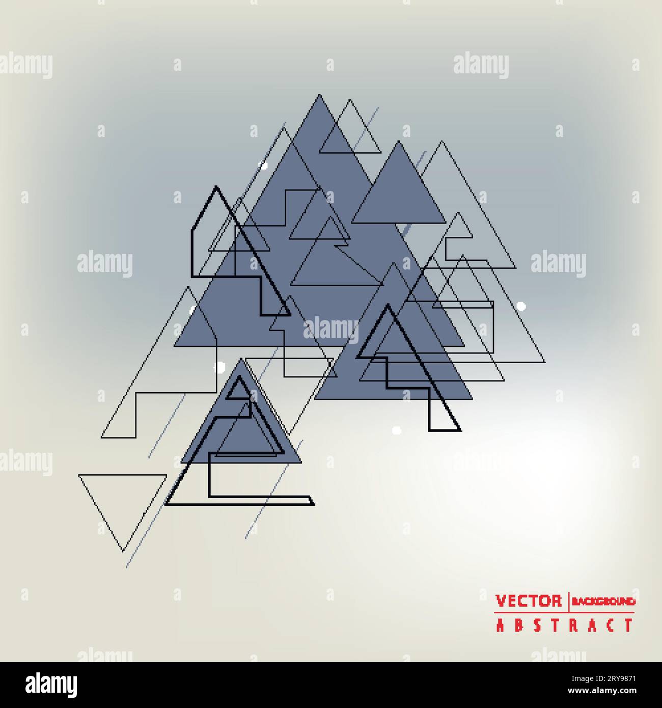 Abstract geometry lines pattern. Vector technology element line. Minimalist design shapes ...