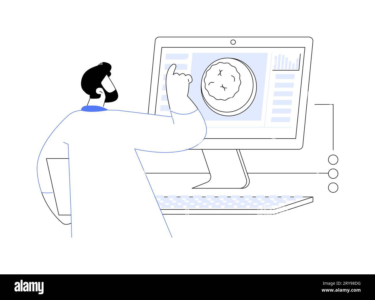 IVF embrio culture abstract concept vector illustration Stock Vector ...