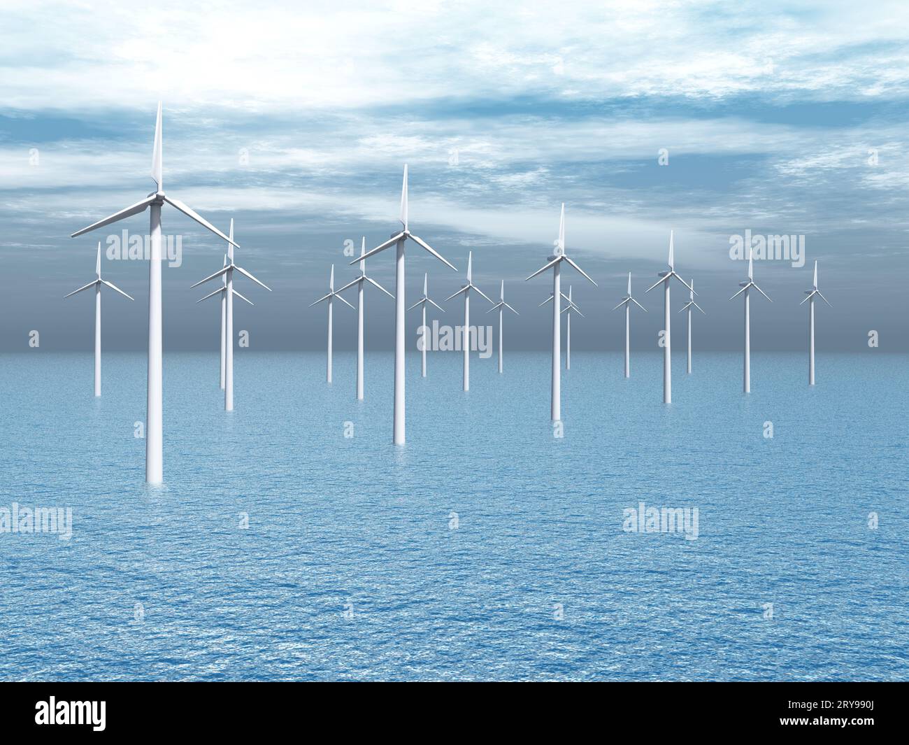 Offshore Wind Farm Stock Photo - Alamy