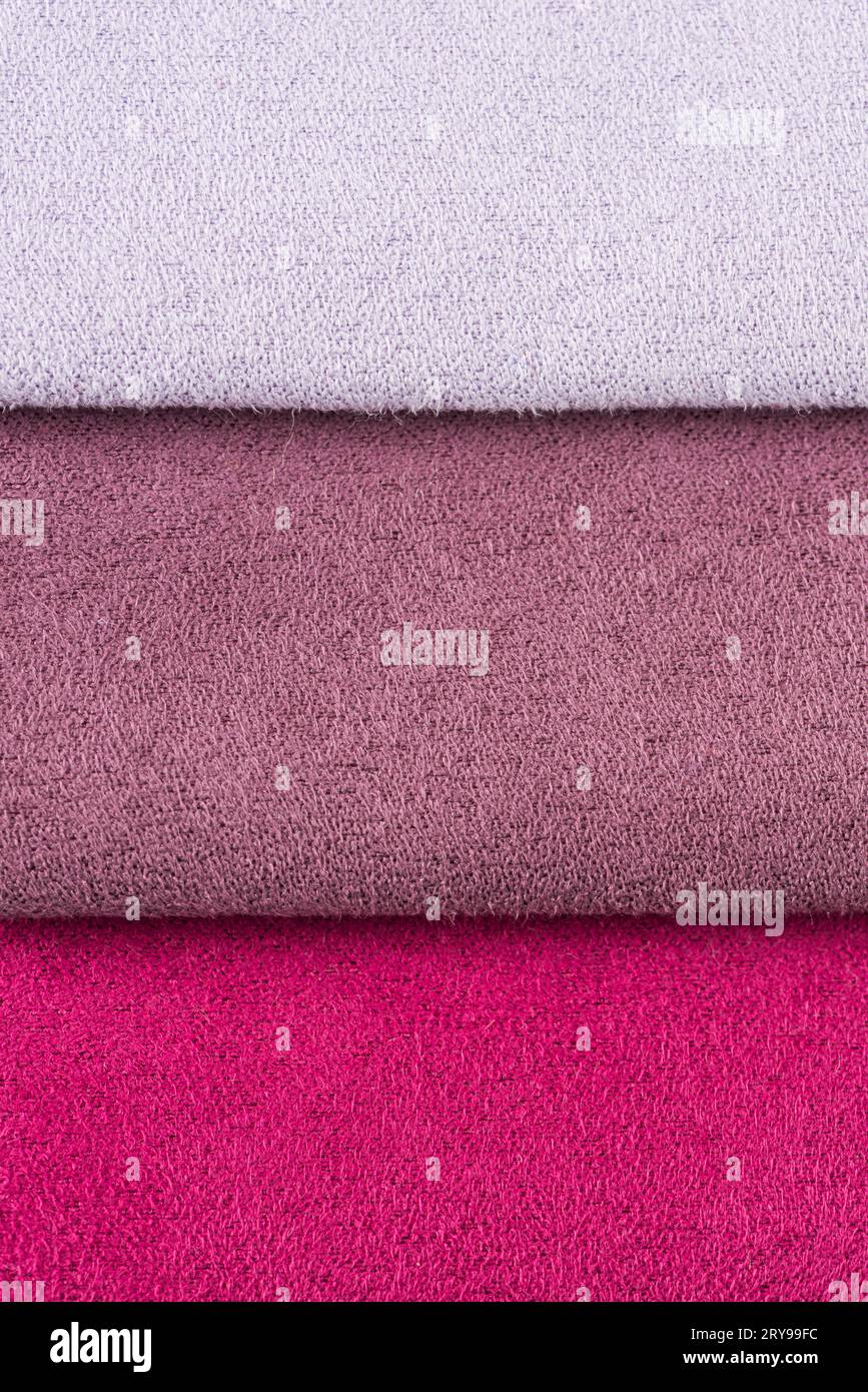 Multi color fabric texture samples Stock Photo - Alamy