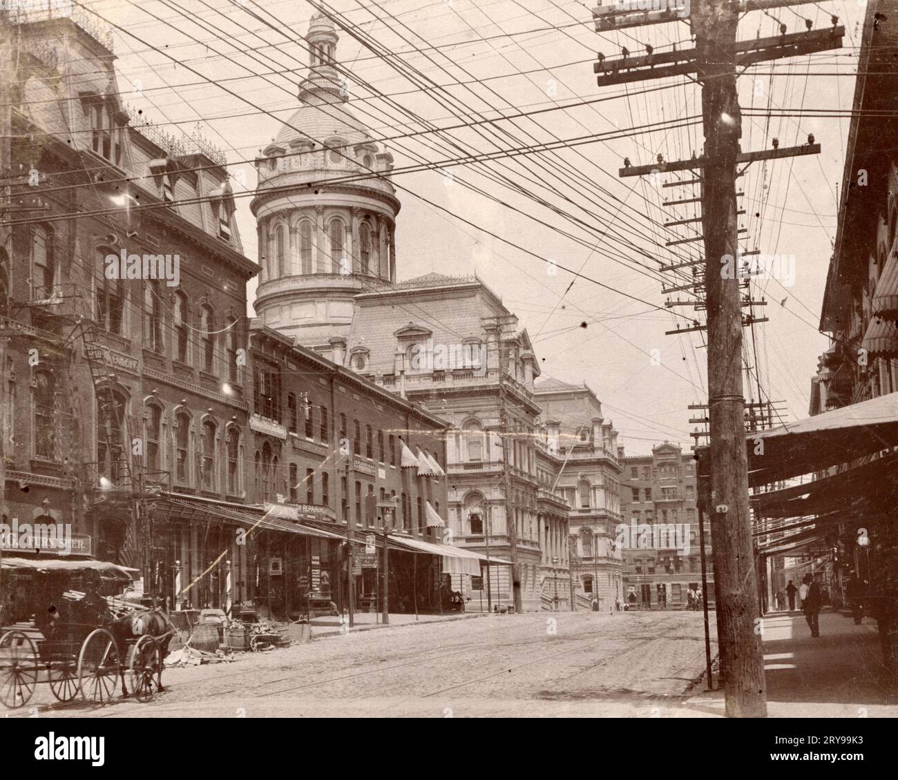Downtown baltimore 1900s hi-res stock photography and images - Alamy