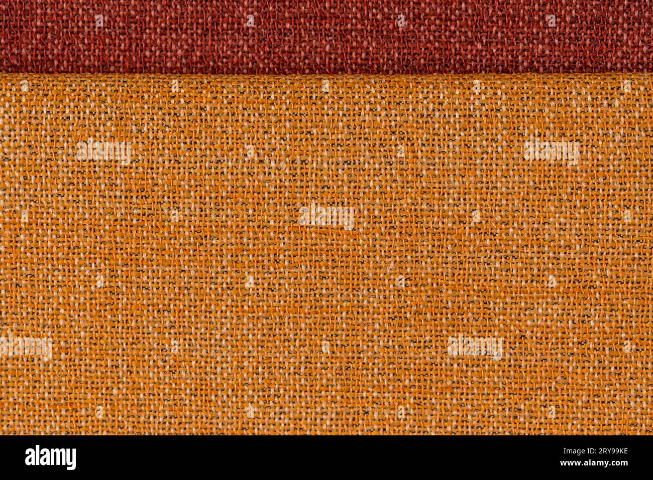 Orange fabric texture Stock Photo - Alamy