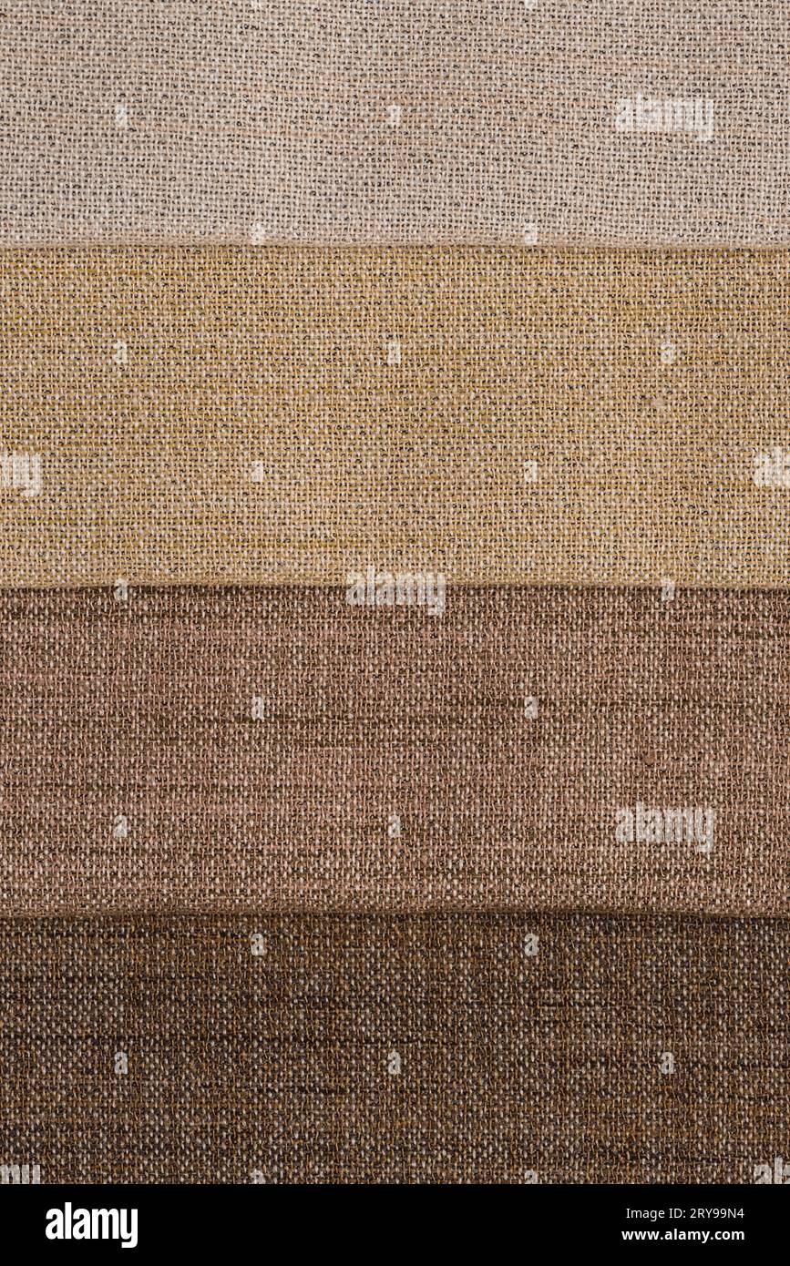 Multi color fabric texture samples Stock Photo - Alamy