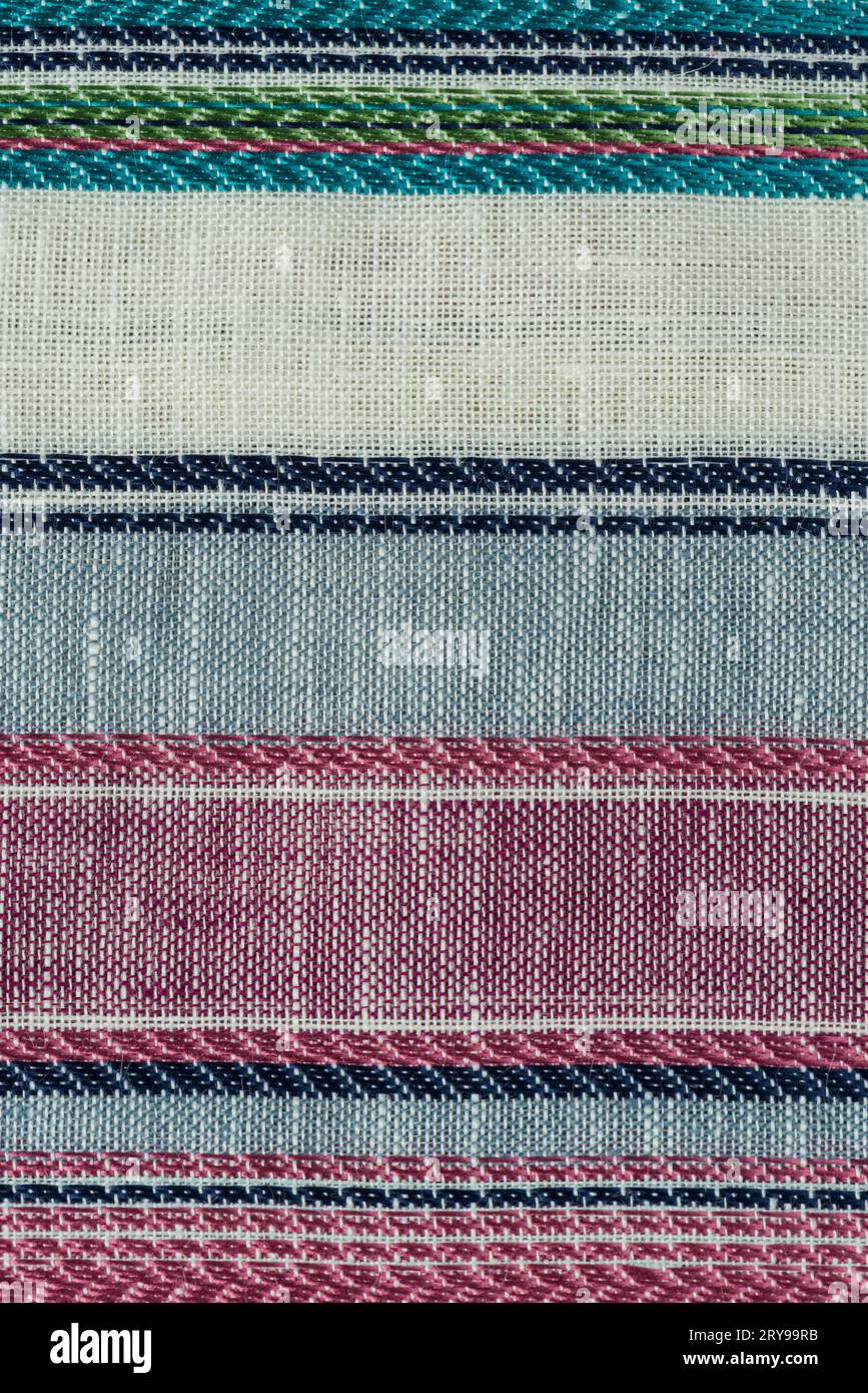 Multi color fabric texture Stock Photo - Alamy