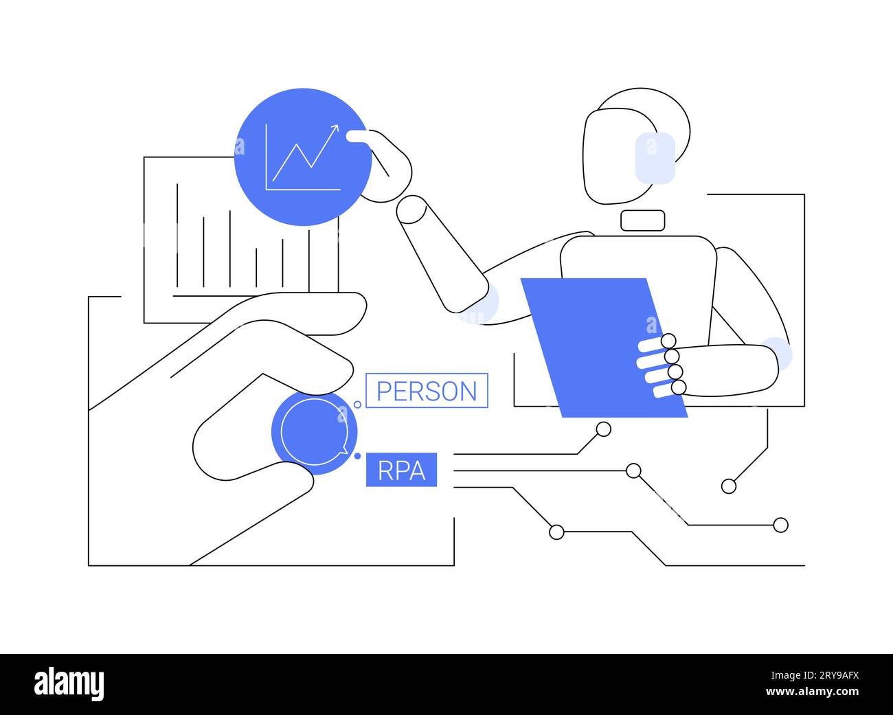 Robotic Process Automation Abstract Concept Vector Illustration Stock Vector Image And Art Alamy