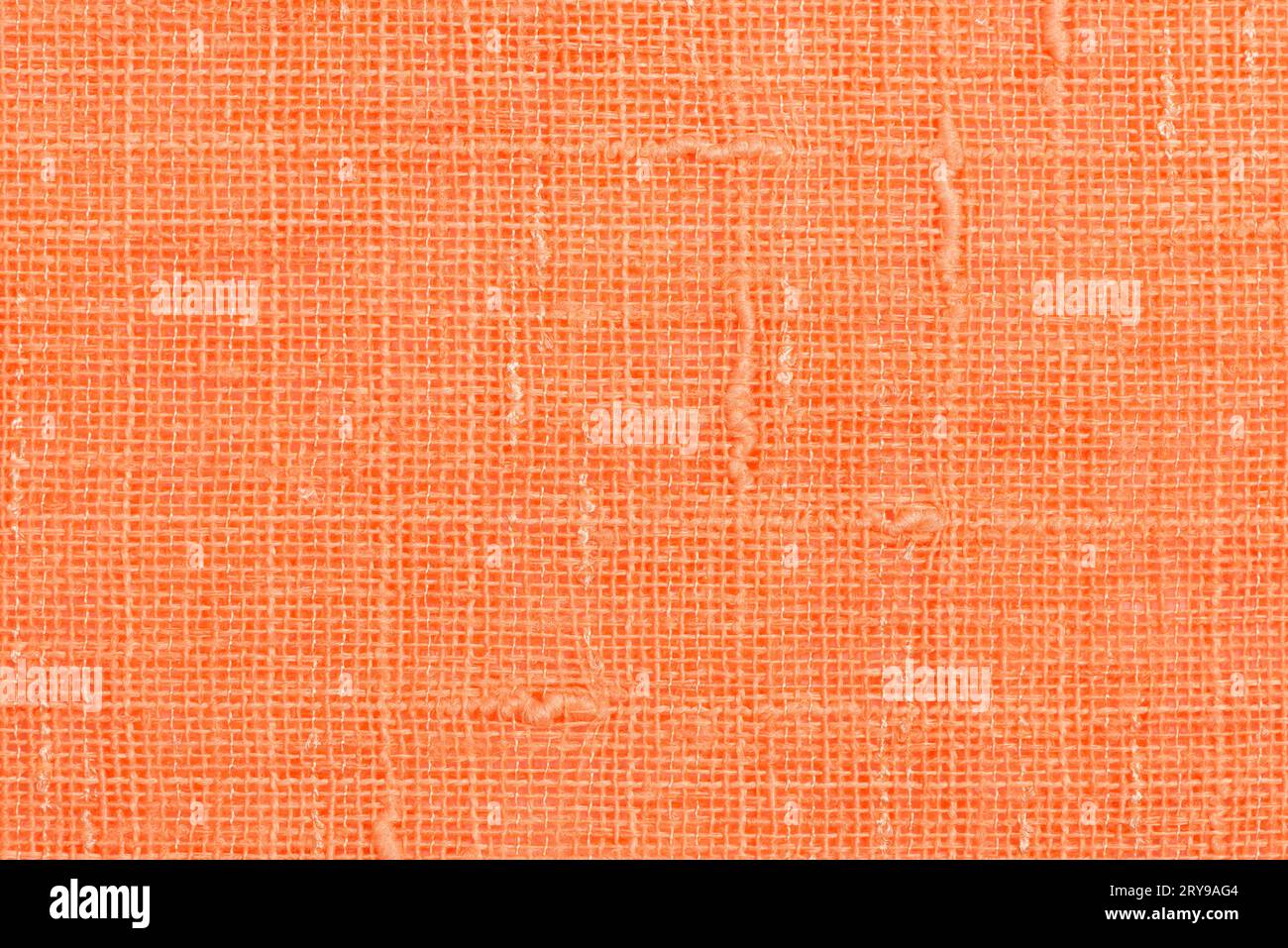 Orange fabric texture Stock Photo - Alamy