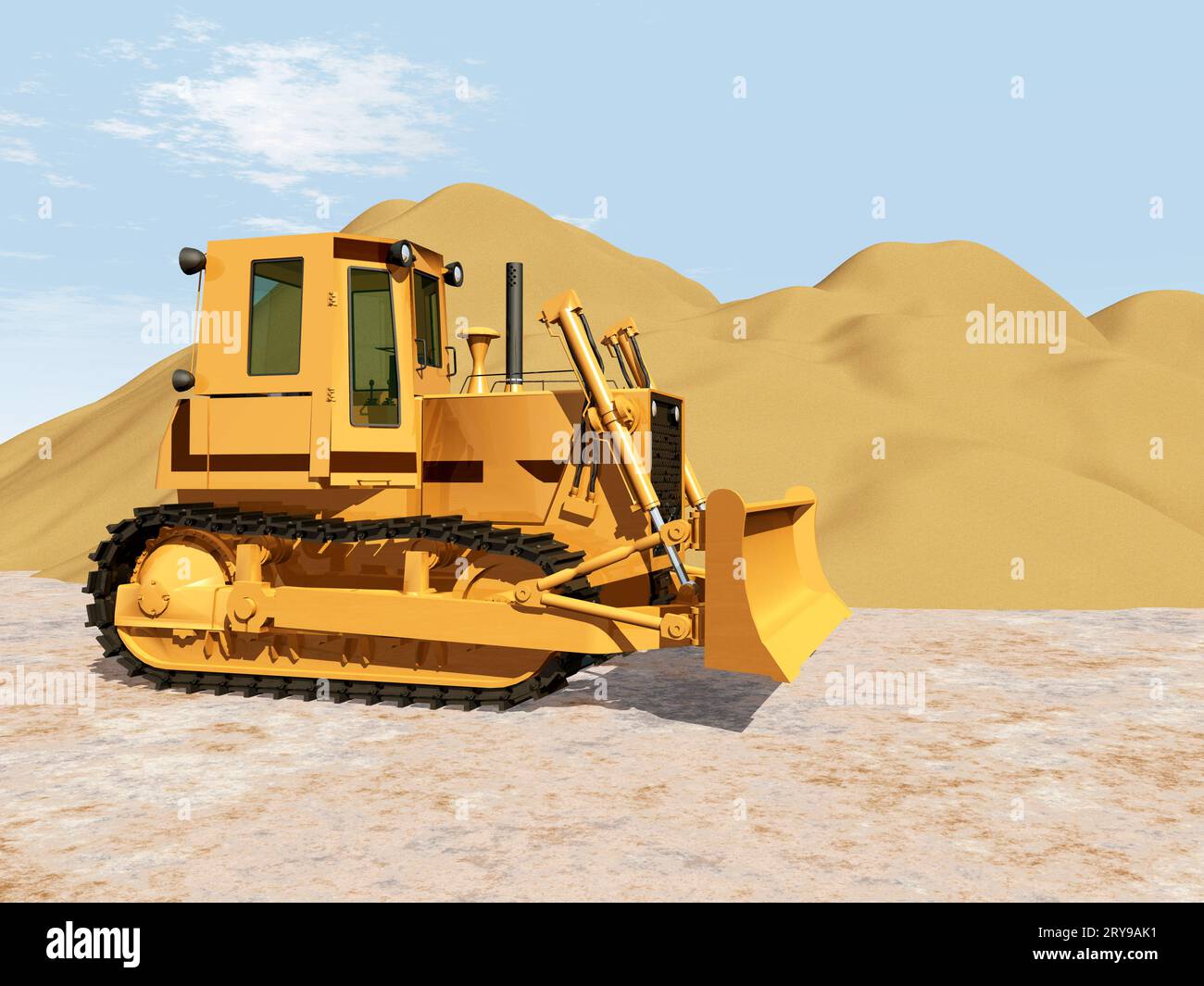 Push dozer hi-res stock photography and images - Alamy