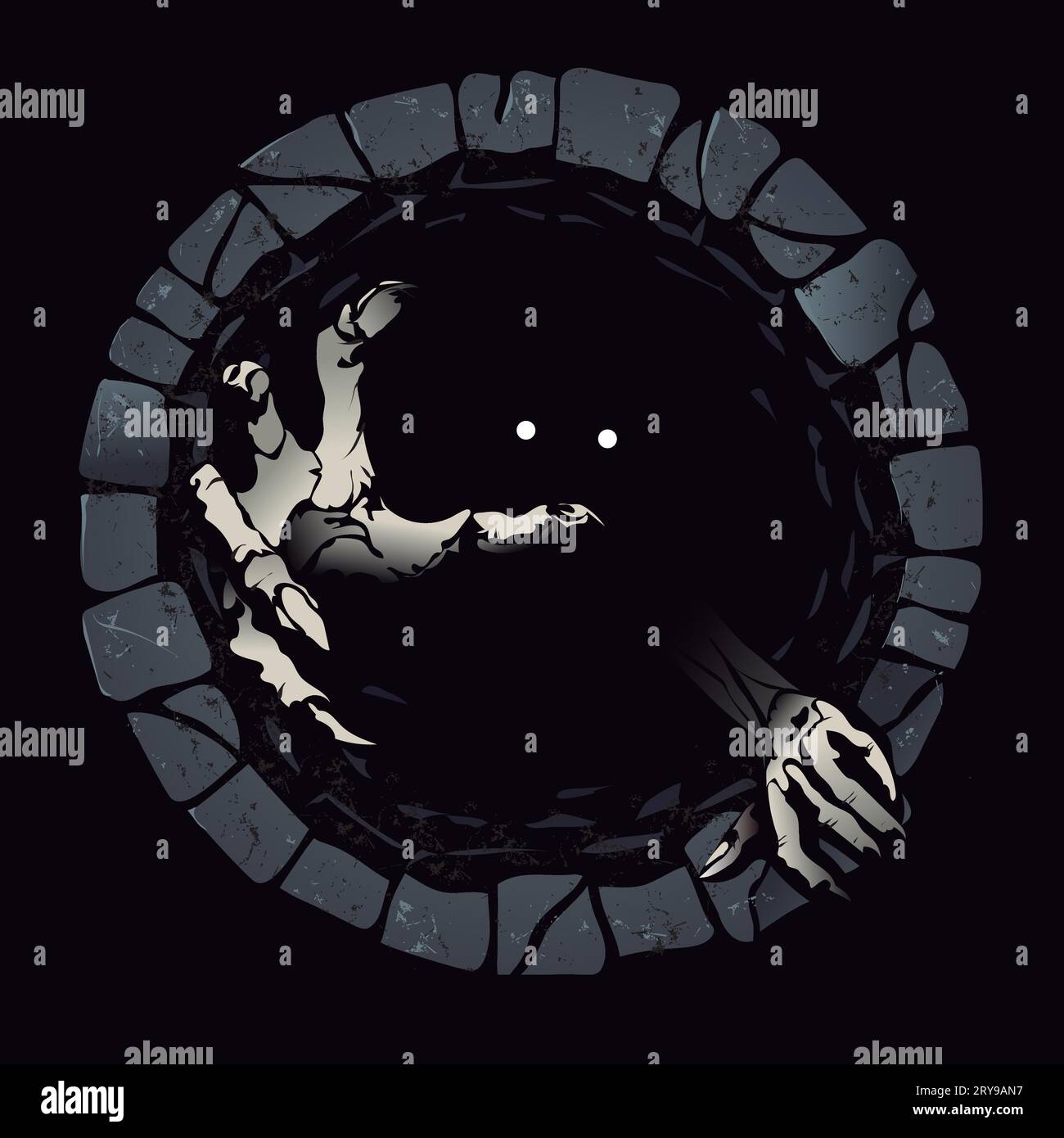 Zombie drawing hi-res stock photography and images - Alamy